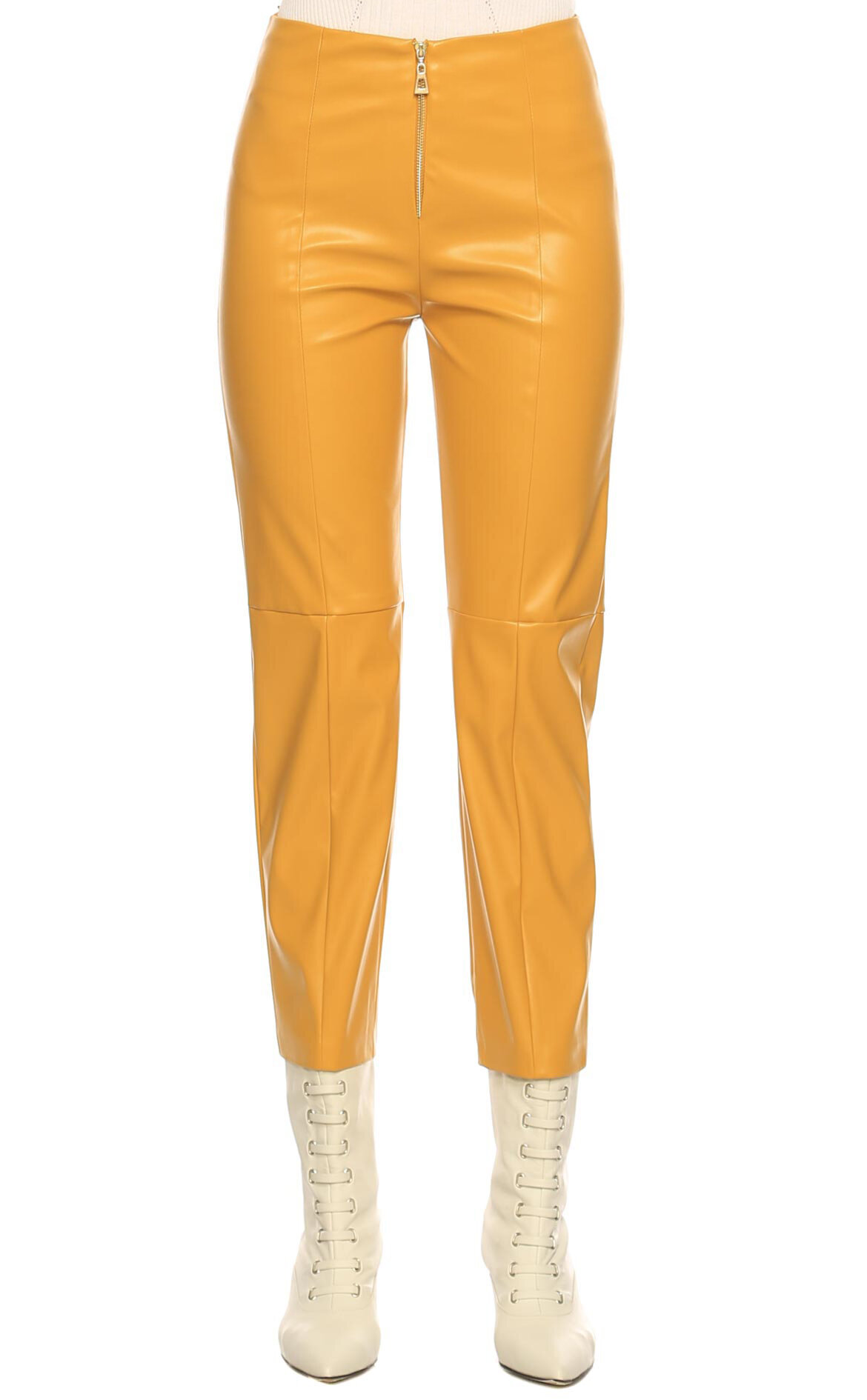 Atolye No6-Atolye No6 Hardal Pantolon