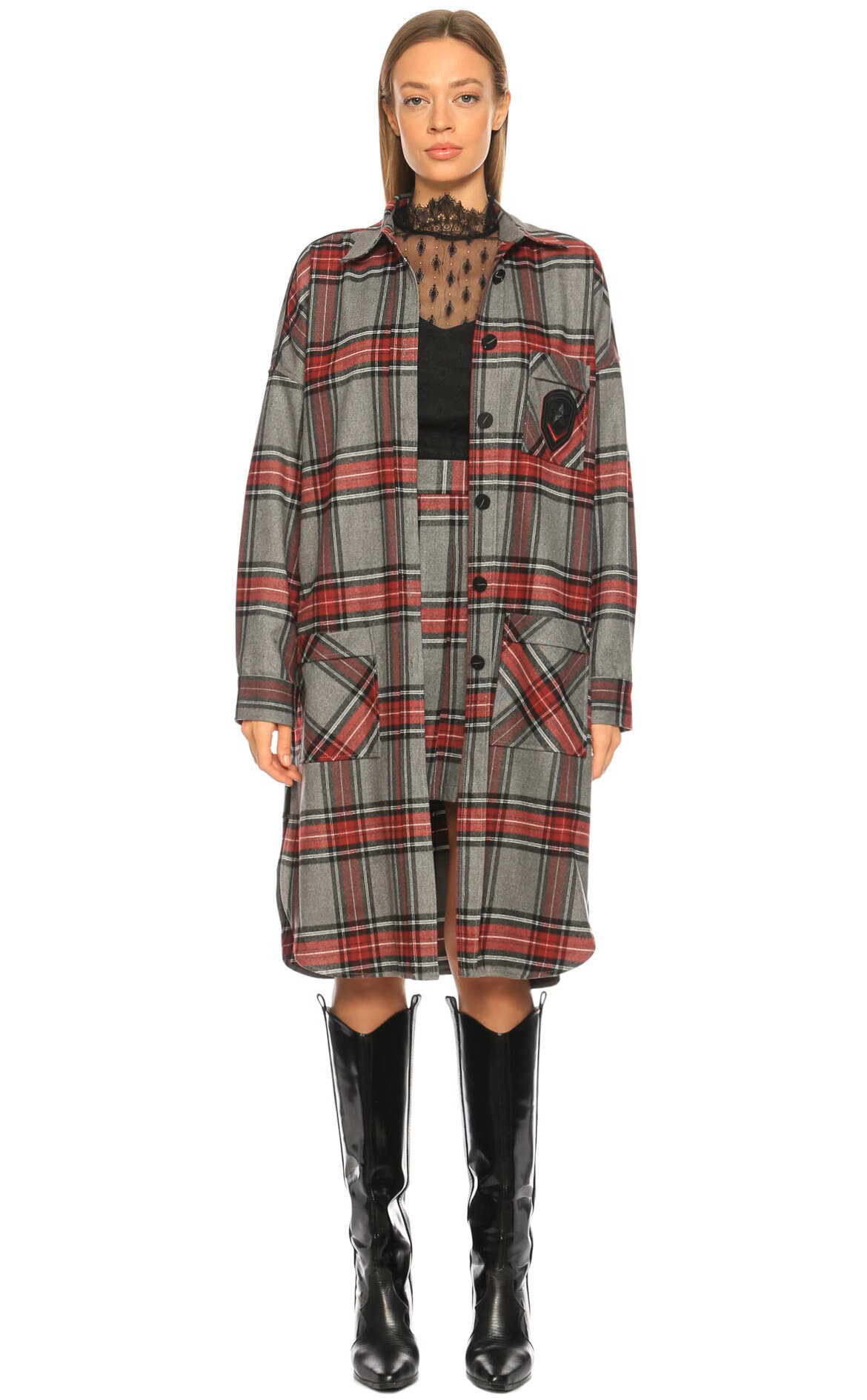 Just Lıke You-Just Like You Kırmızı Kaban