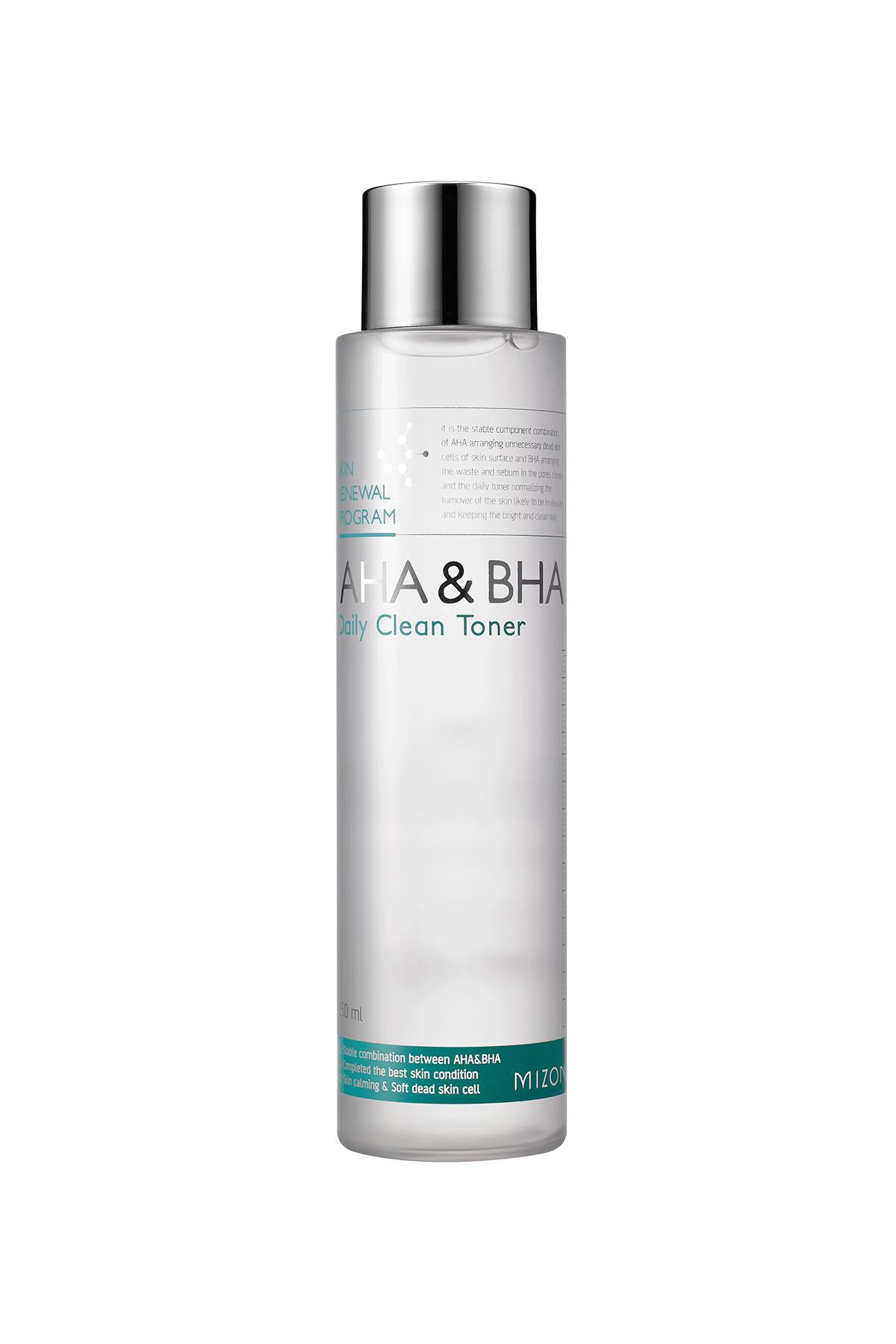 Mizon-Mizon Mizon Aha & Bha Daily Clean Toner - Aha & Bha Günlük Premium Temizleyici Tonik Mizon-Mizon Mizon Aha & Bha Daily Clean Toner - Aha & Bha Günlük Premium Temizleyici Tonik