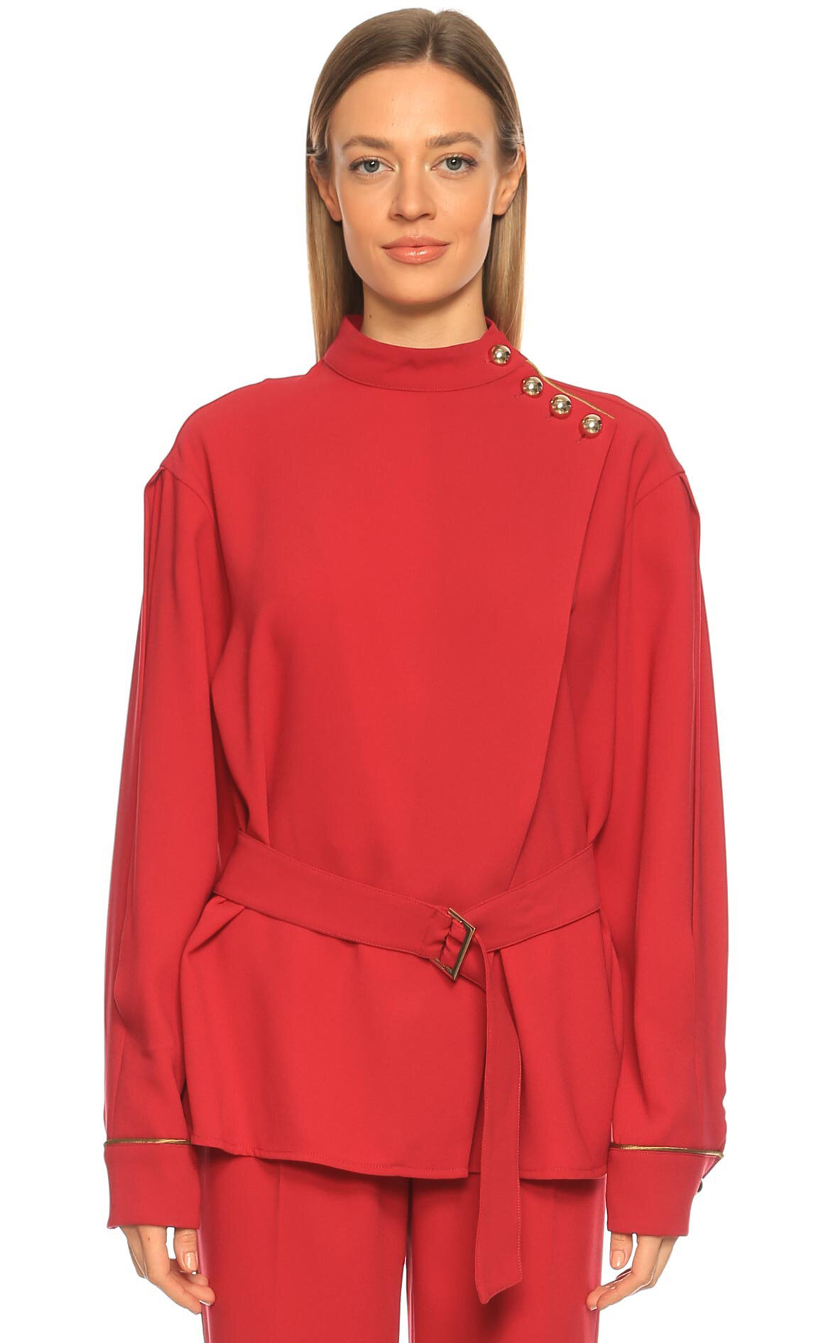 Exquise-Exquıse Fuşya Bluz