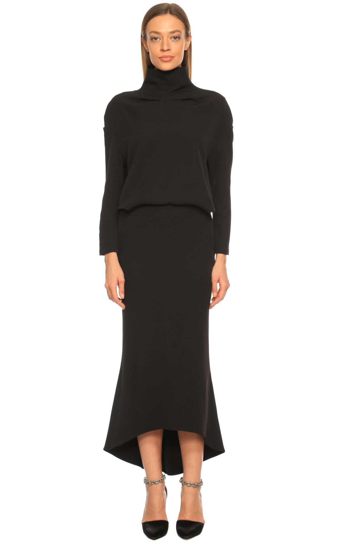 Buen Fashion-Buen Fashion Siyah Elbise