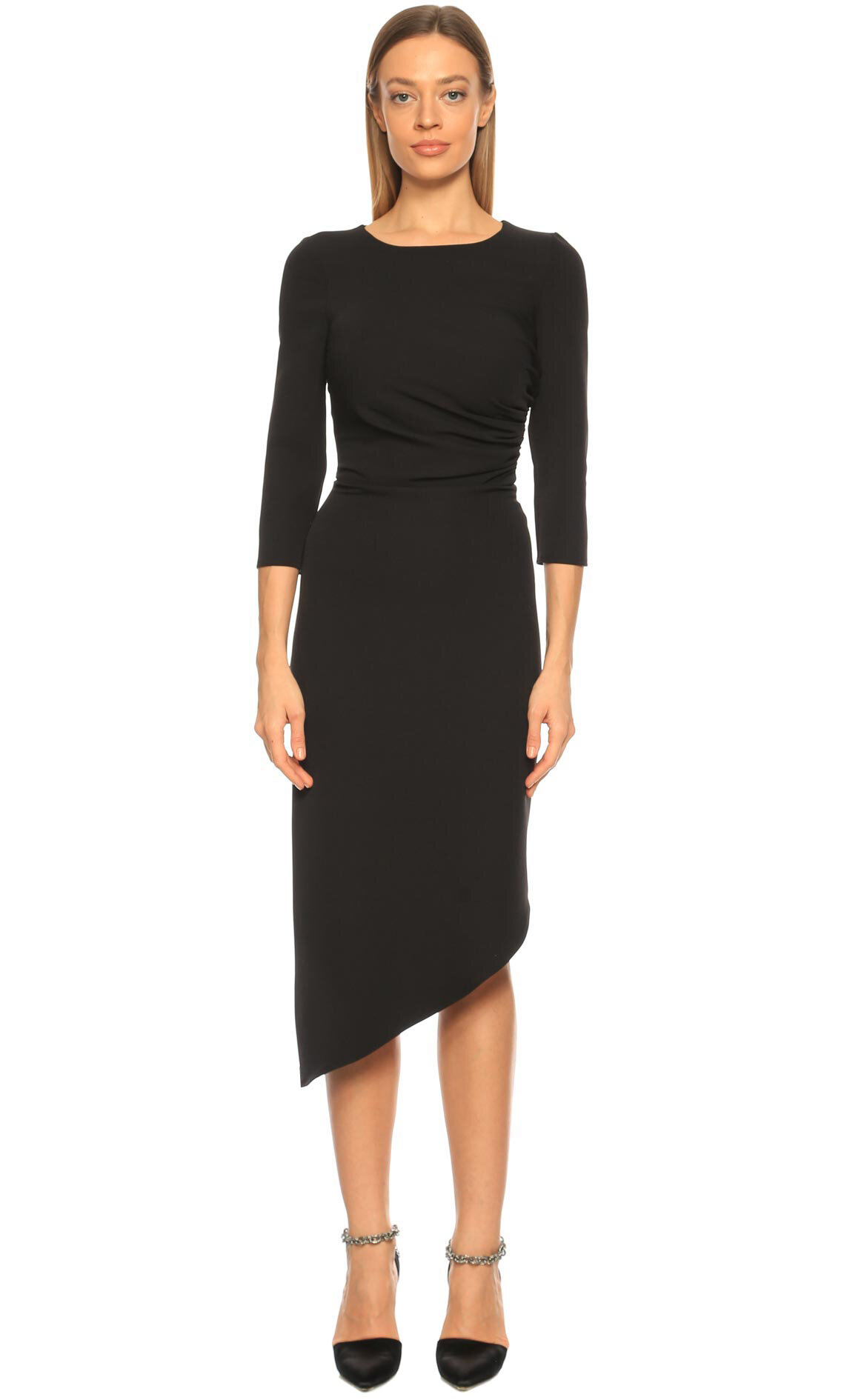 Buen Fashion-Buen Fashion Siyah Elbise