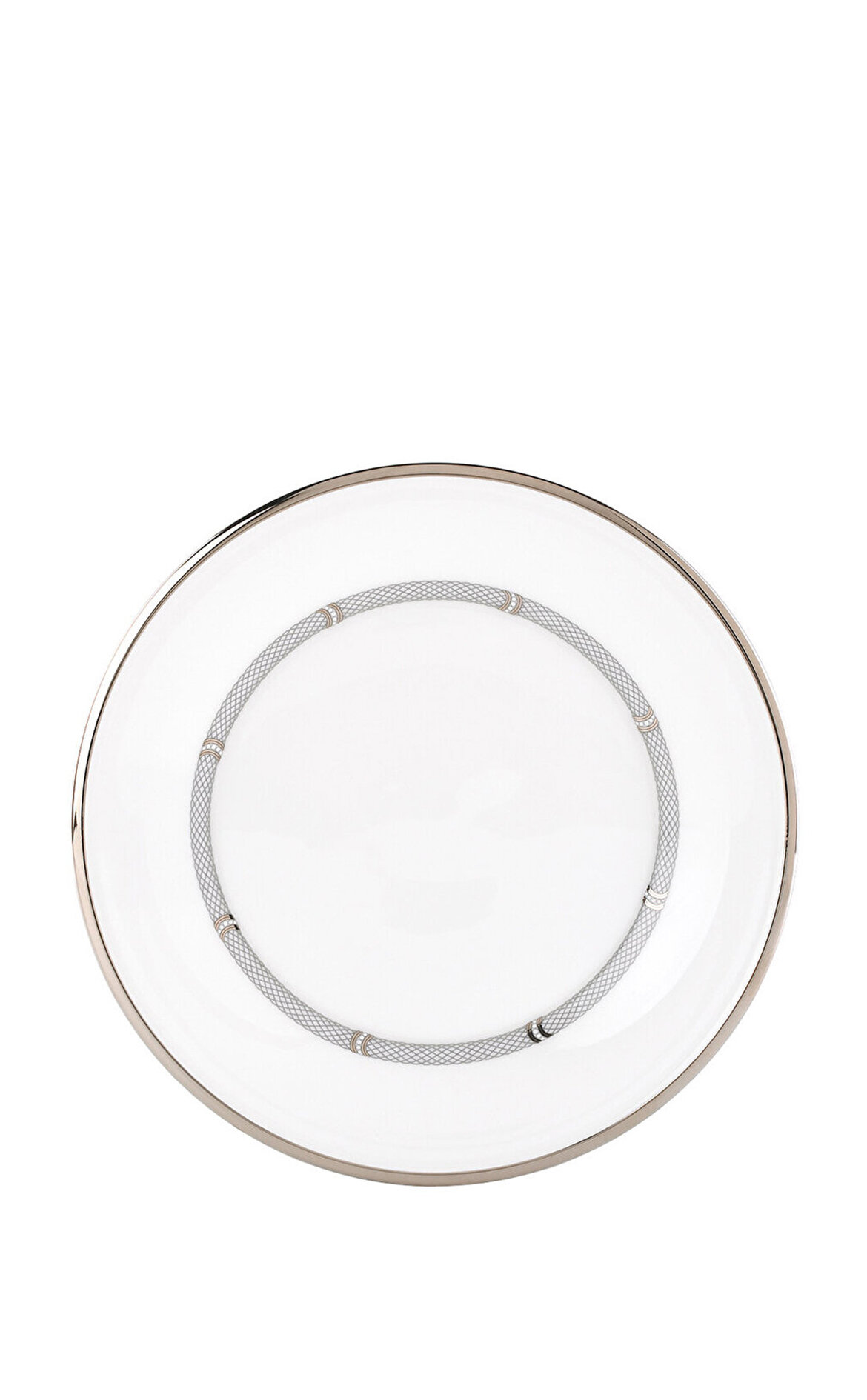 Lenox-Lenox Solitaire White Düz Tabak 23 cm