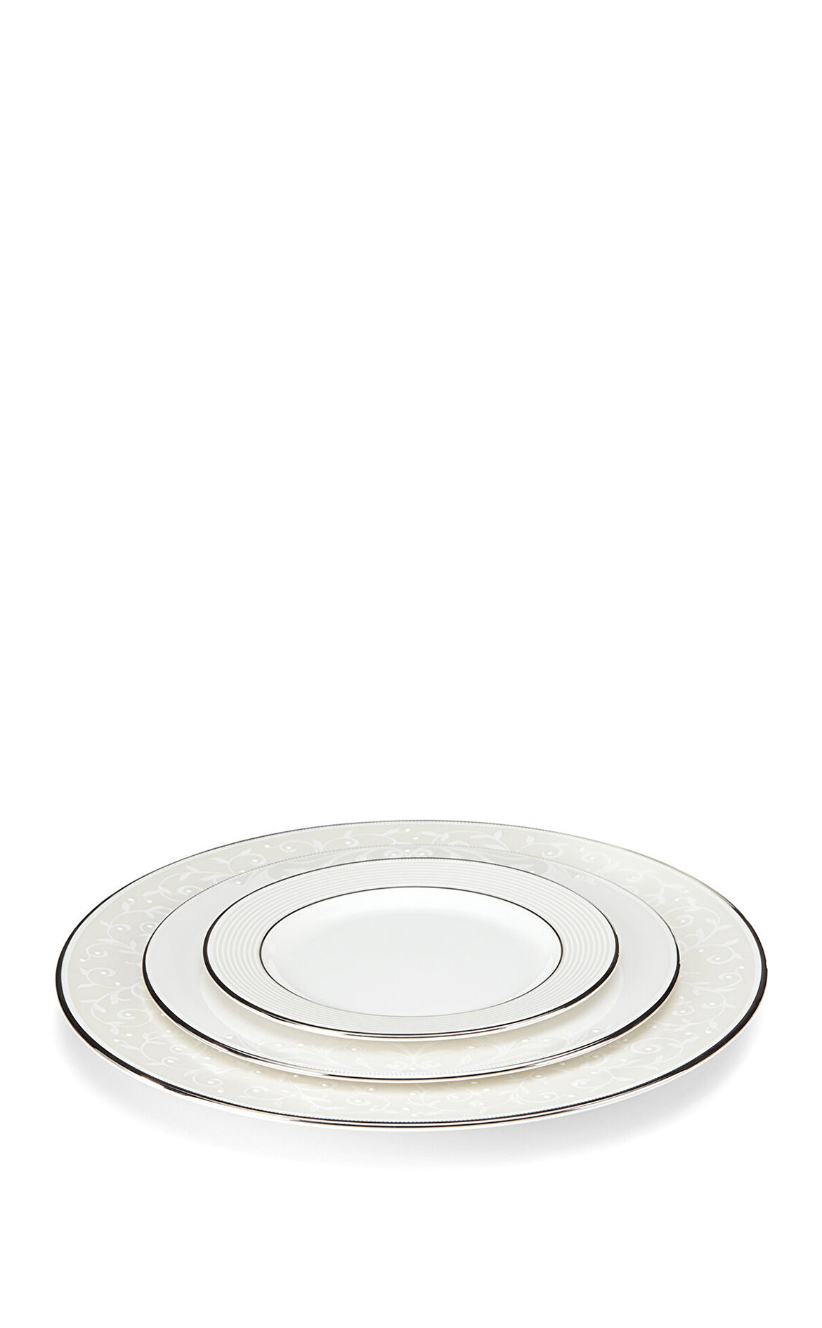 Lenox-Lenox Opal Innocence Scroll Düz Tabak 20 cm Lenox-Lenox Opal Innocence Scroll Düz Tabak 20 cm