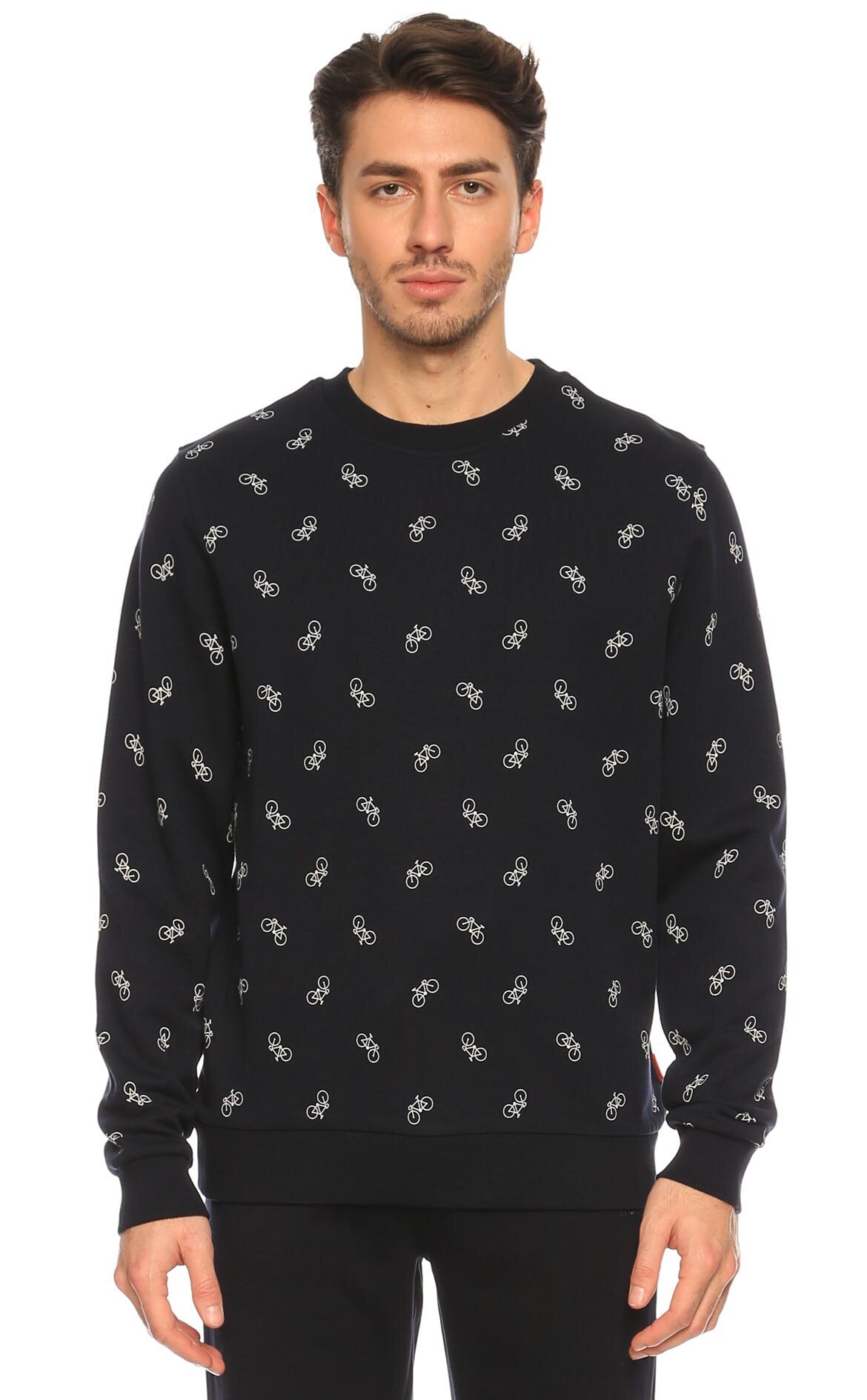 John Frank-John Frank Lacivert Sweathirt