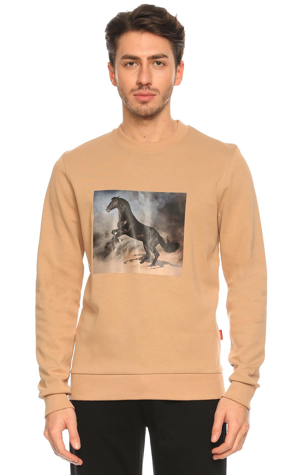 John Frank-John Frank  Bej Sweatshirt