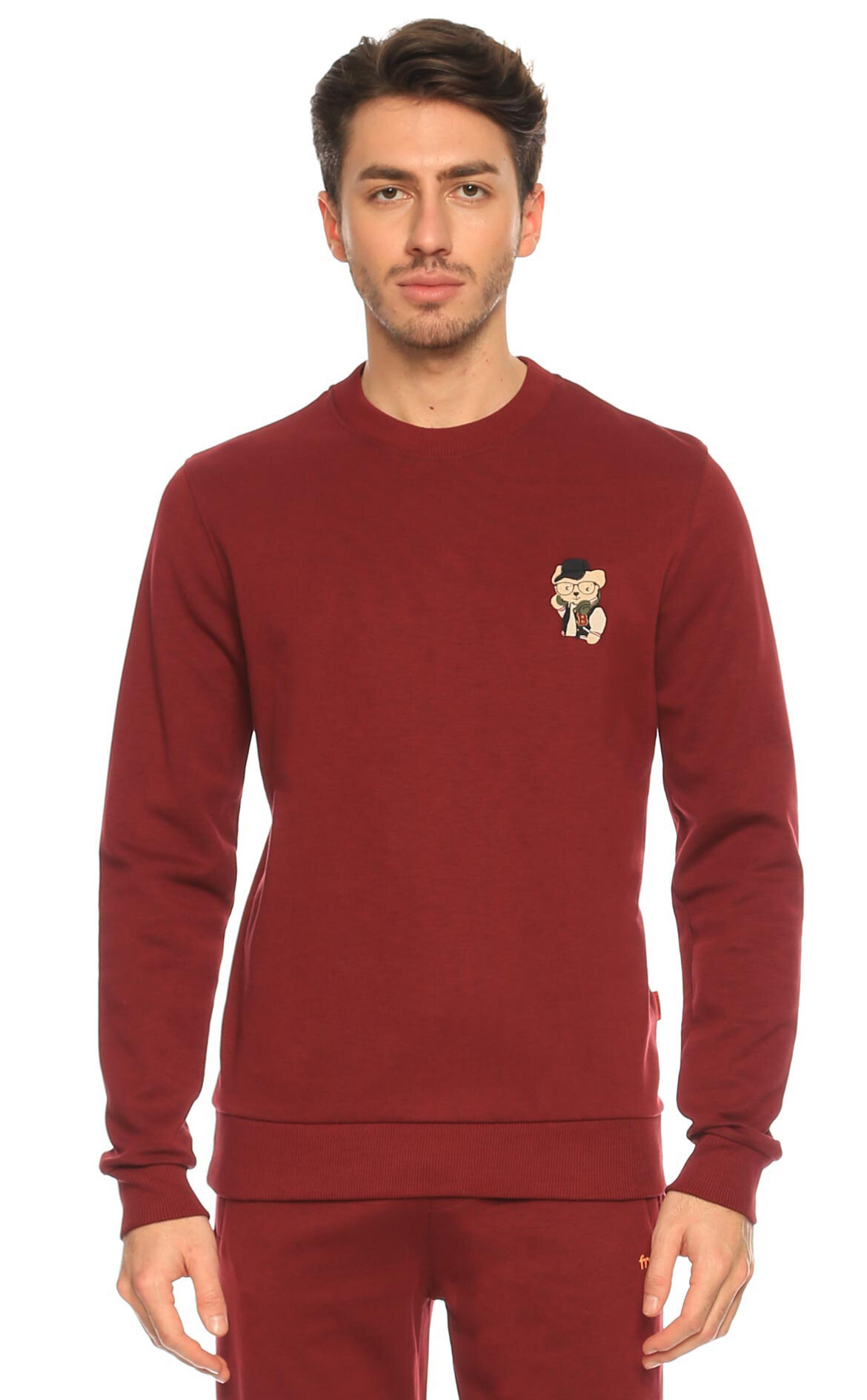 John Frank-John Frank Bordo Sweathirt