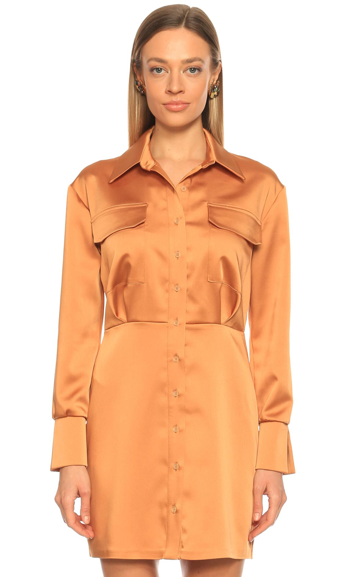 Atolye No6-Atölye No6 Taba Elbise