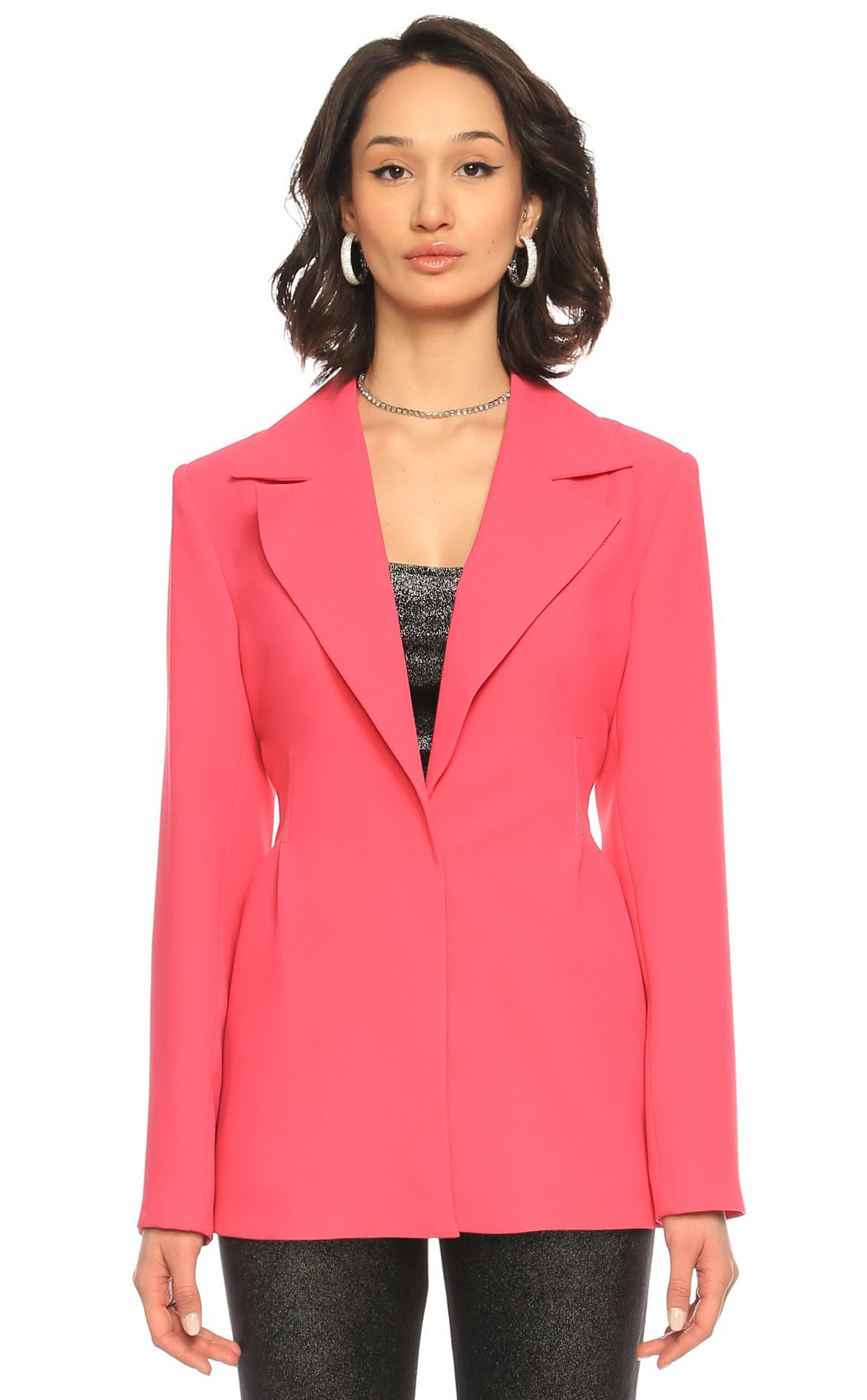 Quatervois-Quatervois Fuşya Ceket