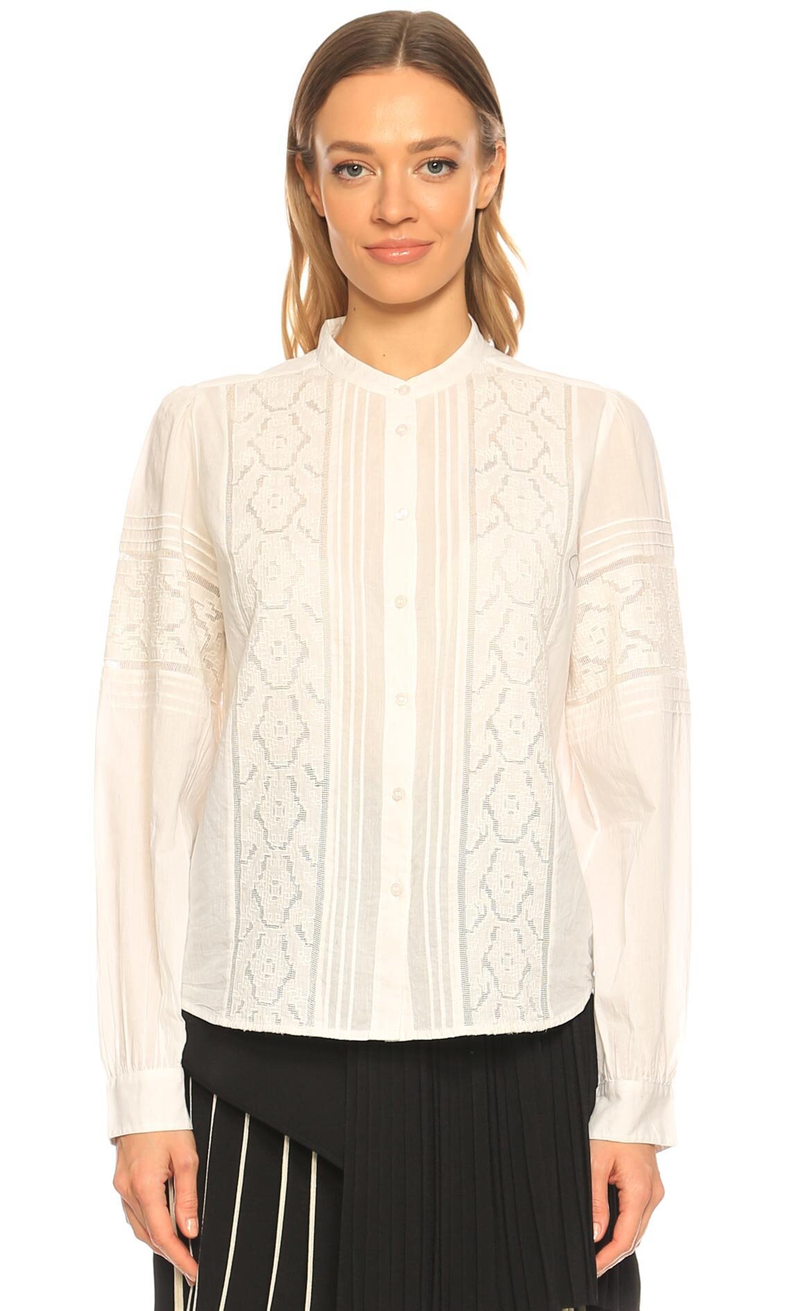 Gerard Darel-Gerard Darel Ekru Bluz