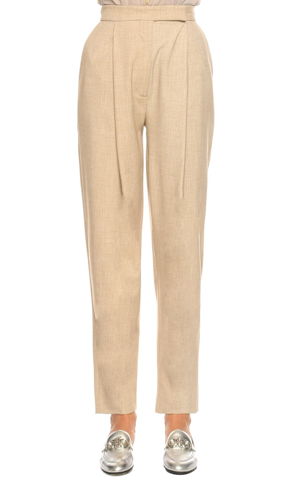 Mvp-MVP Krem Rengi Pantolon