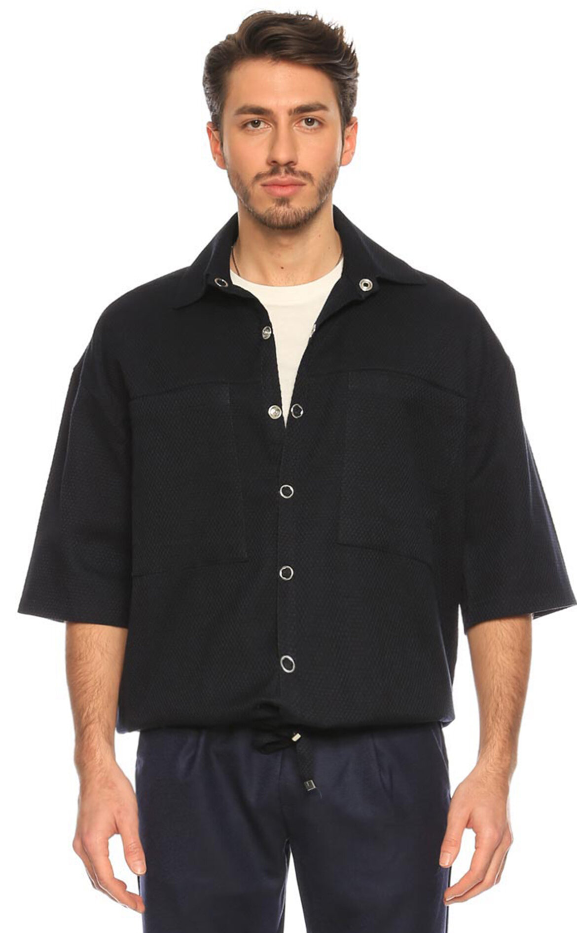 Emre Erdemoğlu-Emre Erdemoğlu Lacivert Ceket