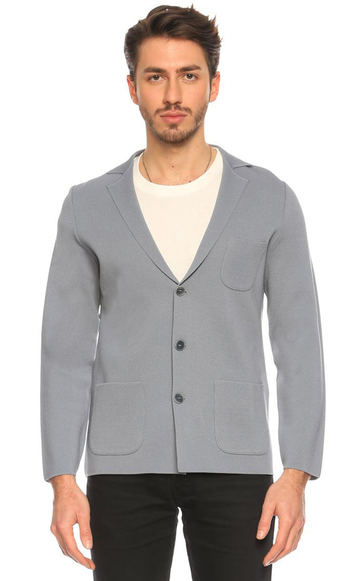 Emre Erdemoğlu-Emre Erdemoğlu Gri Ceket