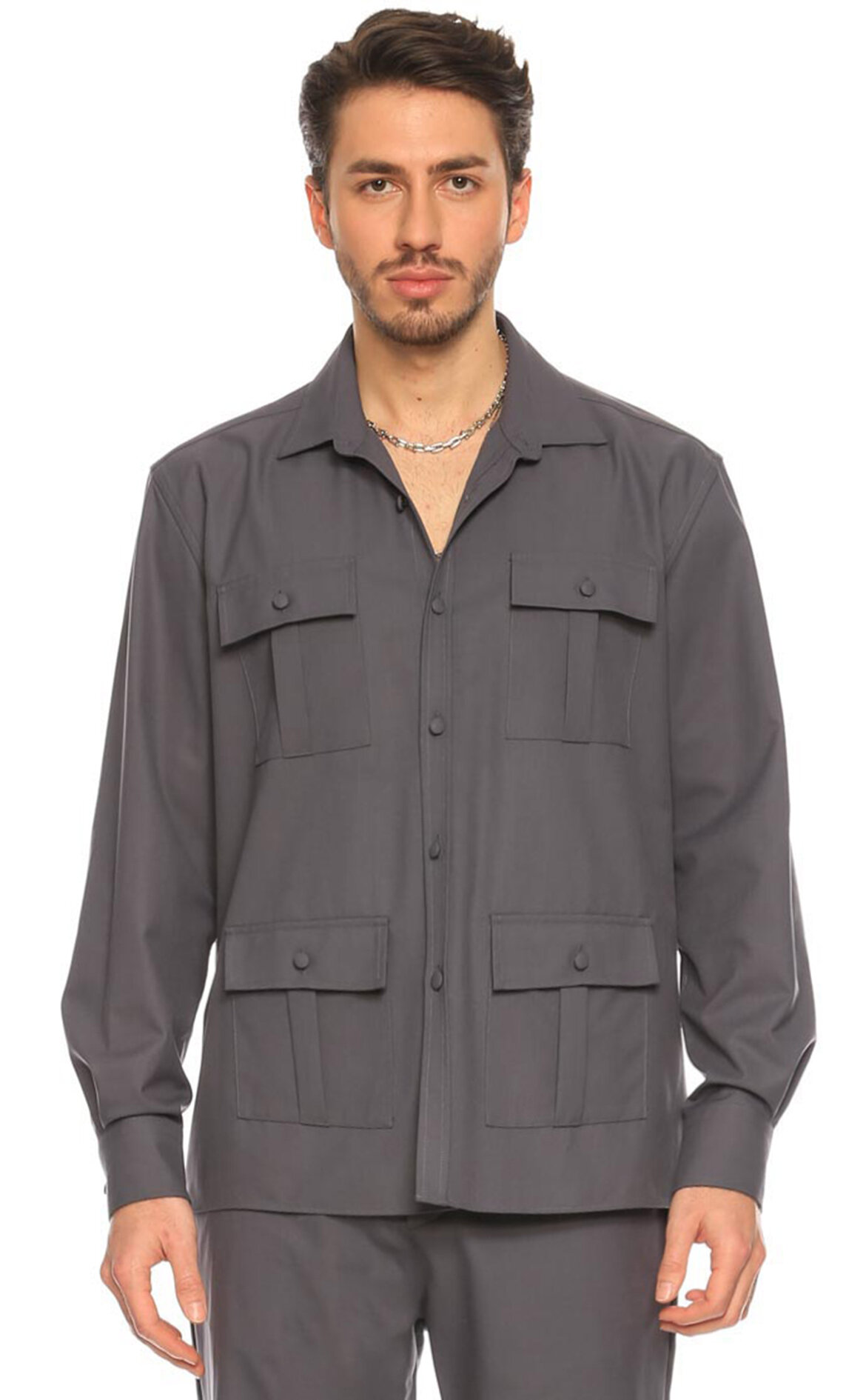 Emre Erdemoğlu-Emre Erdemoğlu Gri Ceket