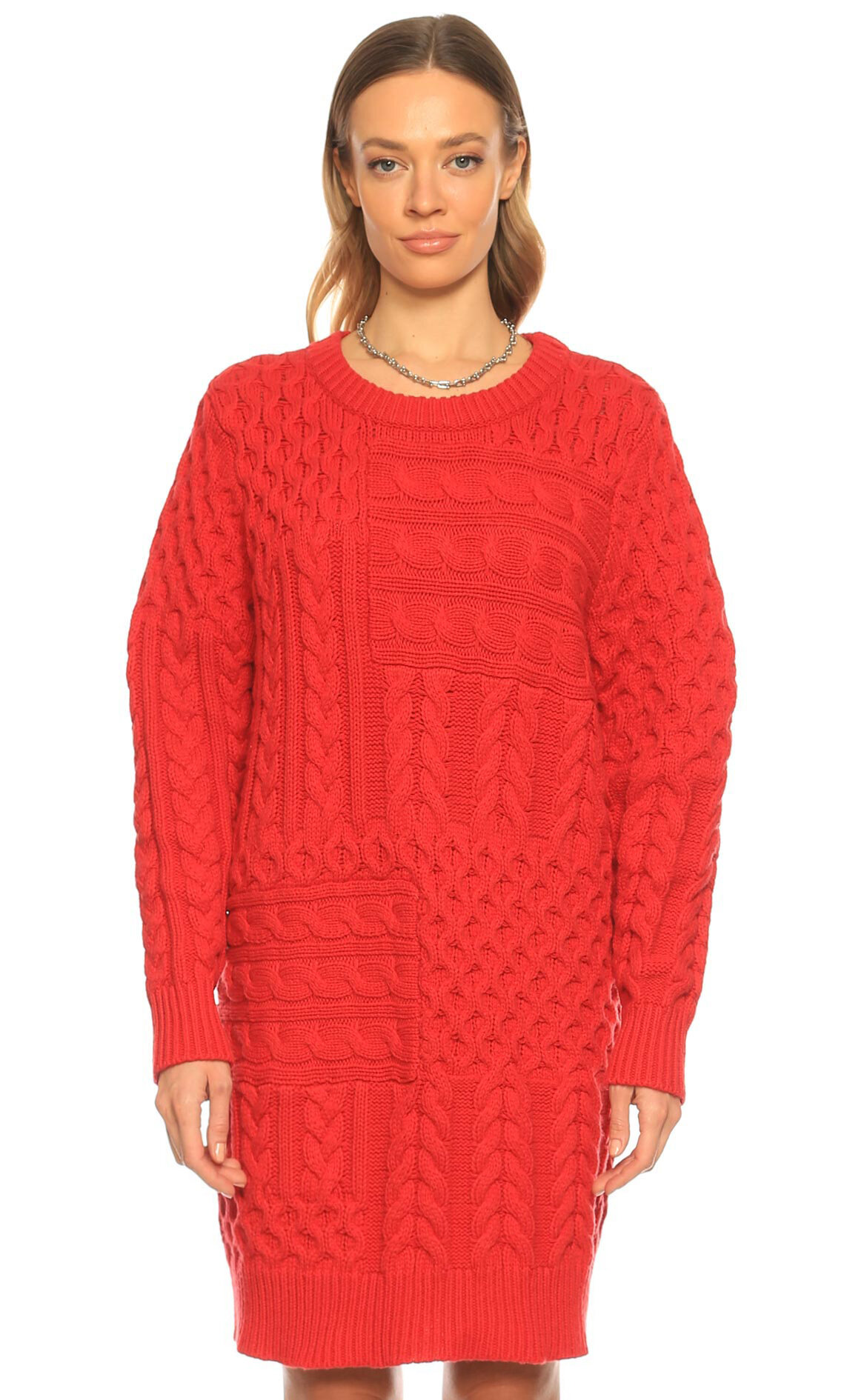 MICHAEL Michael Kors-Michael Michael Kors Kırmızı Elbise