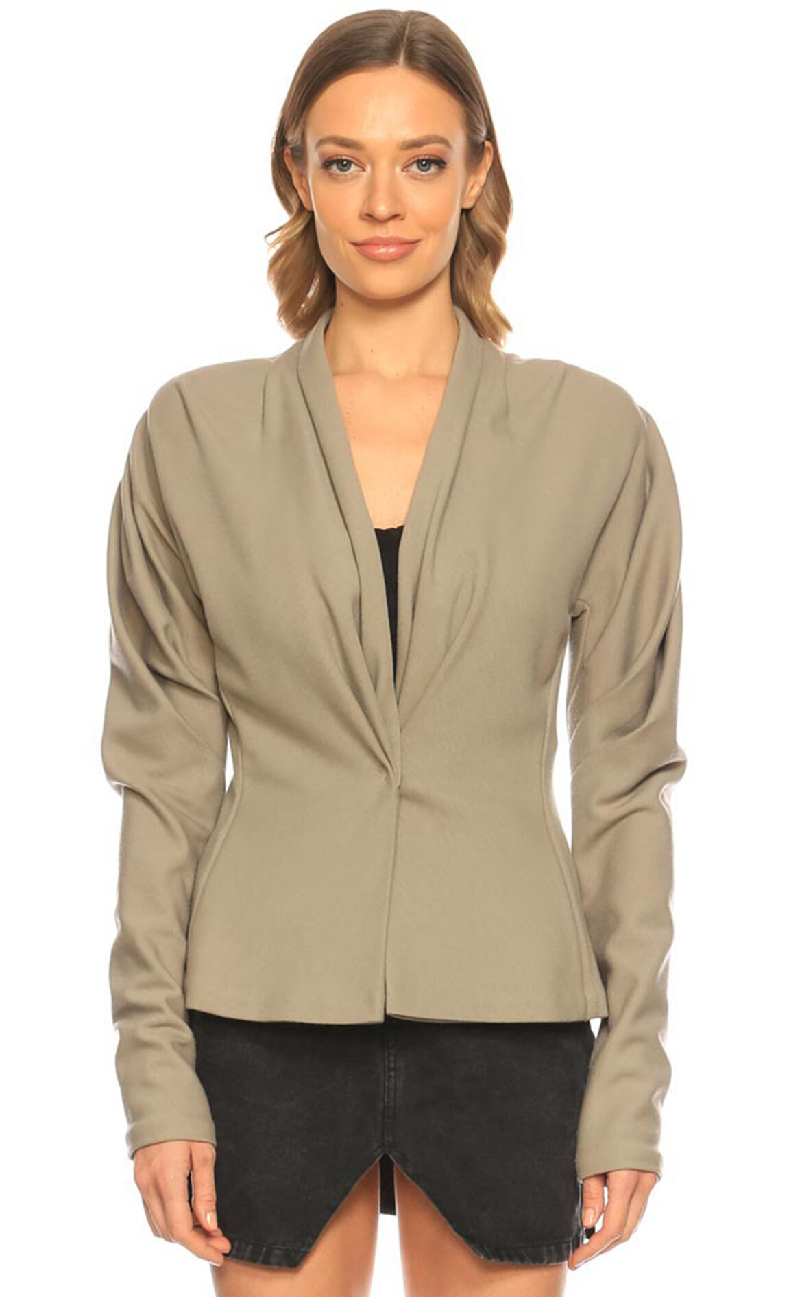 Donna Karan-Donna Karan Gümüş Rengi Ceket