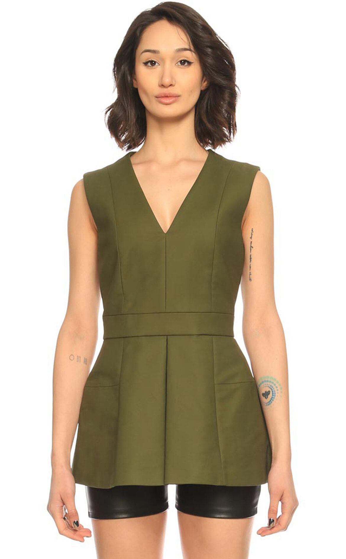 Alexander McQueen-Alexander McQueen Haki Bluz