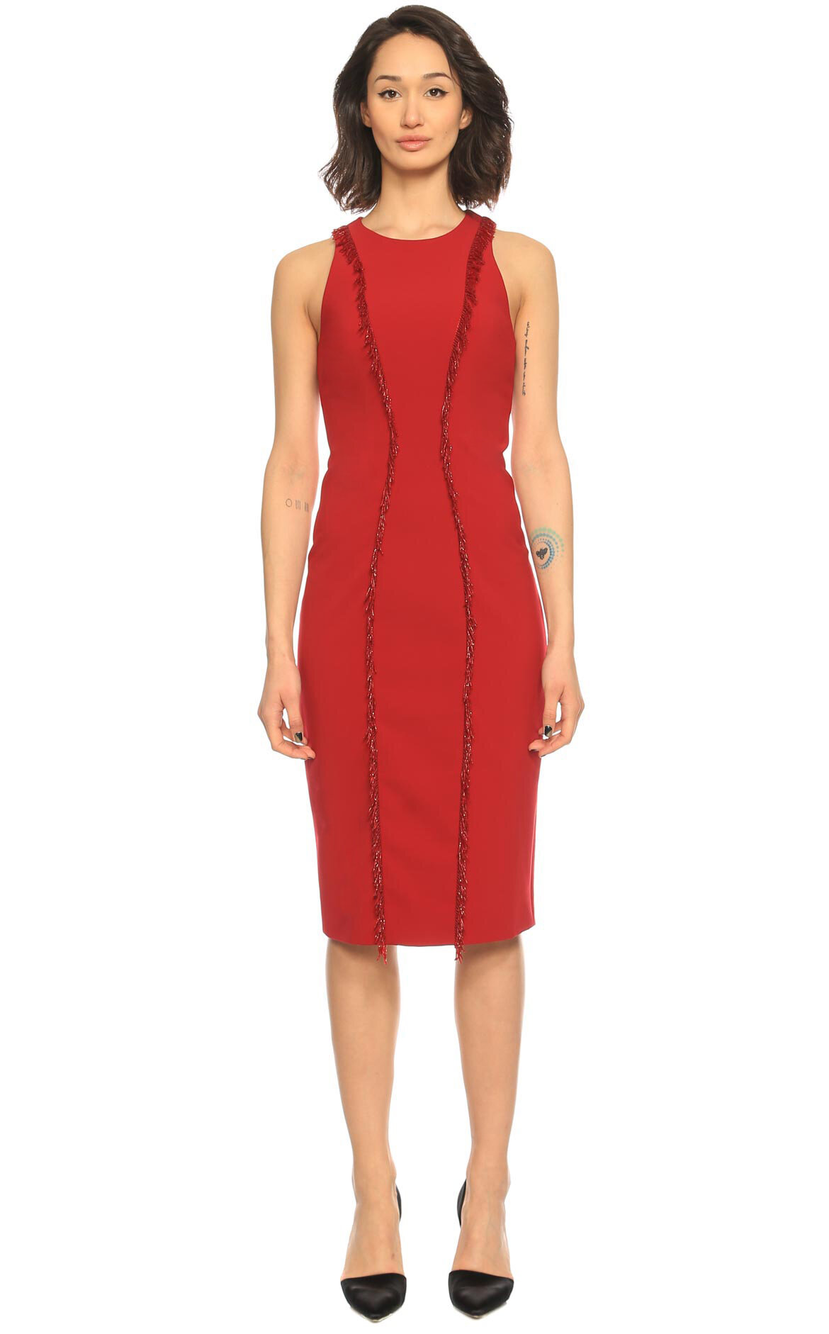 Cushnie et Ochs-Cushnie et Ochs Kırmızı Elbise