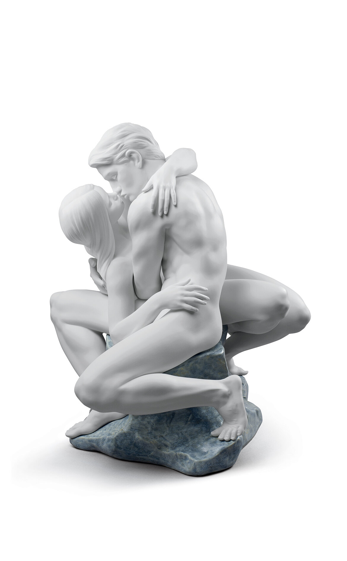 Lladro-Lladro Tutkulu Öpücük Heykel