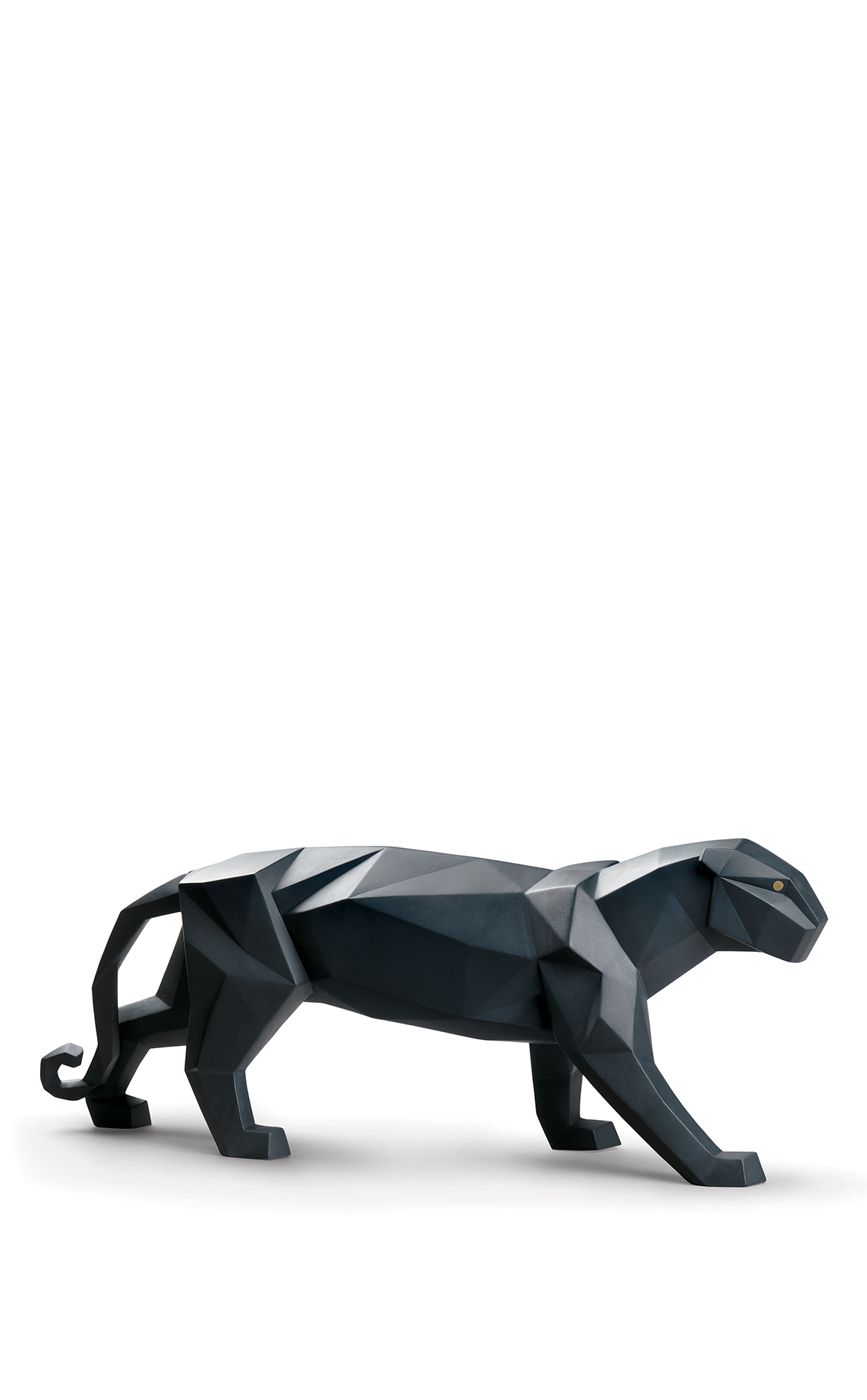 Lladro-Lladro Panter Heykel Mat Siyah