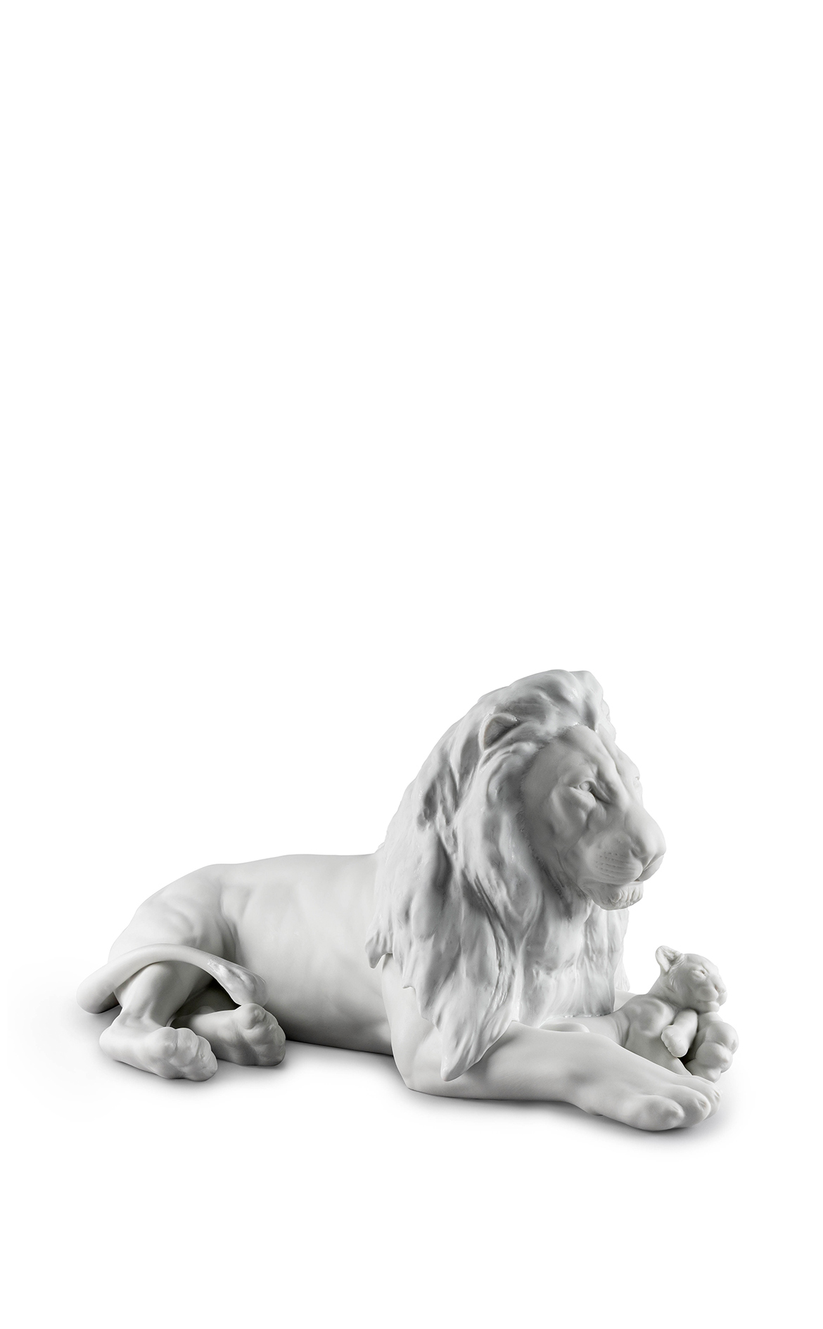 Lladro-Lladro Aslan ve Yavrusu Heykel Lladro-Lladro Aslan ve Yavrusu Heykel