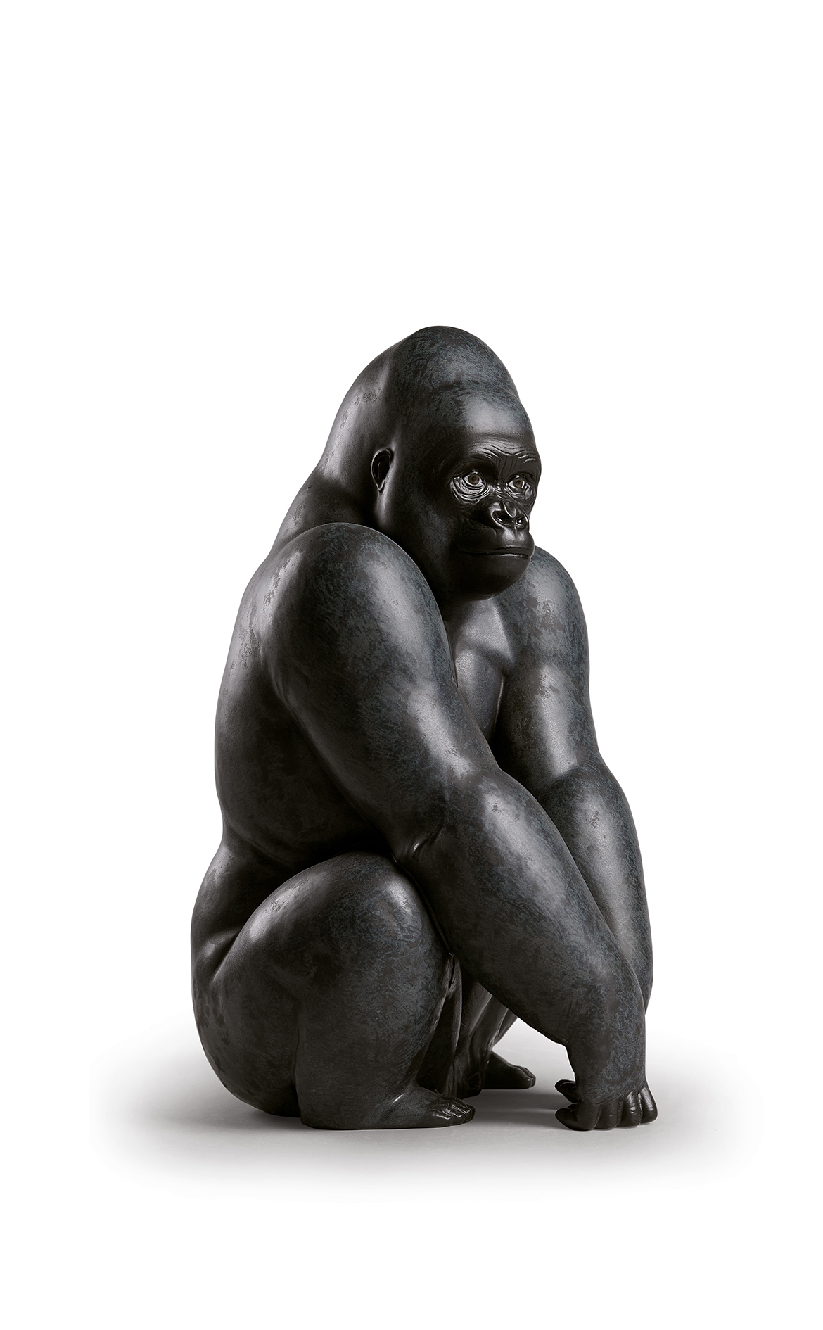 Lladro-Lladro Goril Heykel