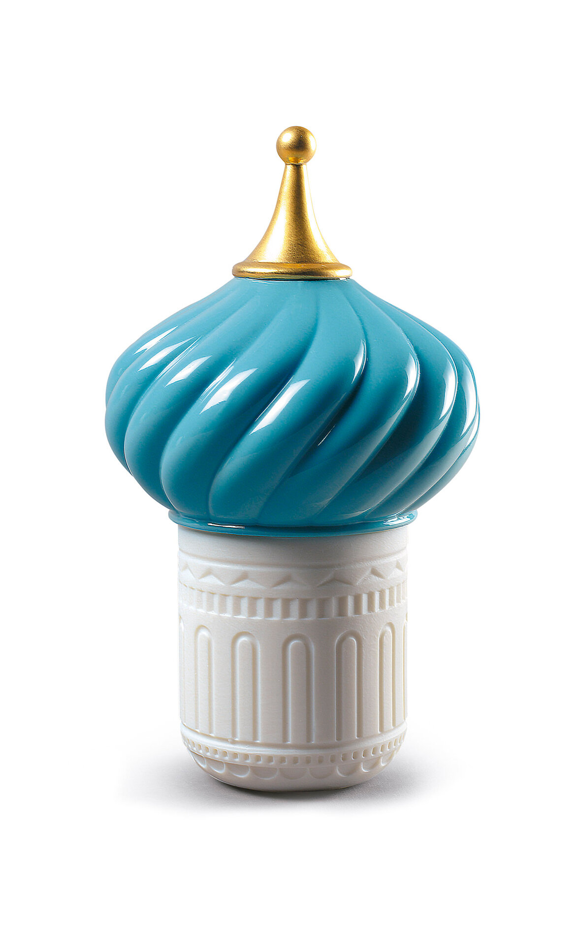 Lladro-Lladro 1001 Gece Mumluk Spire Turkuaz Lladro-Lladro 1001 Gece Mumluk Spire Turkuaz