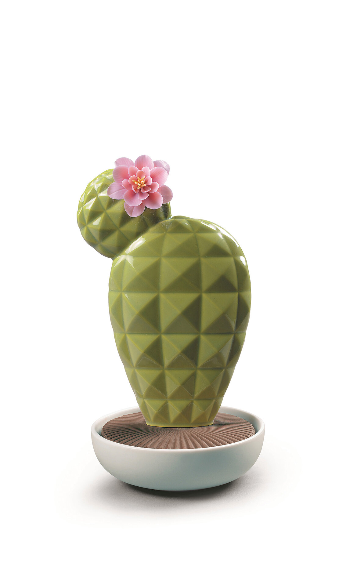 Lladro-Lladro Opuntia Kaktüs Bahçeleri Mumluk Yeşil Lladro-Lladro Opuntia Kaktüs Bahçeleri Mumluk Yeşil