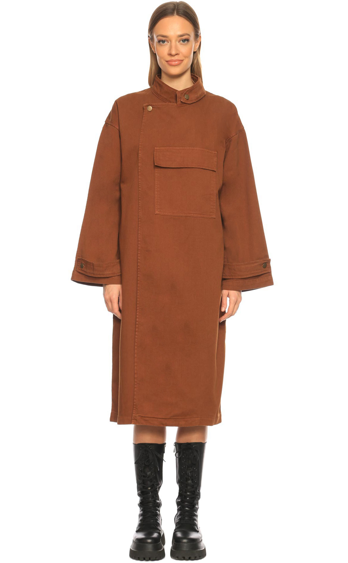 Cotier Denim-Cotier Denim Trençkot