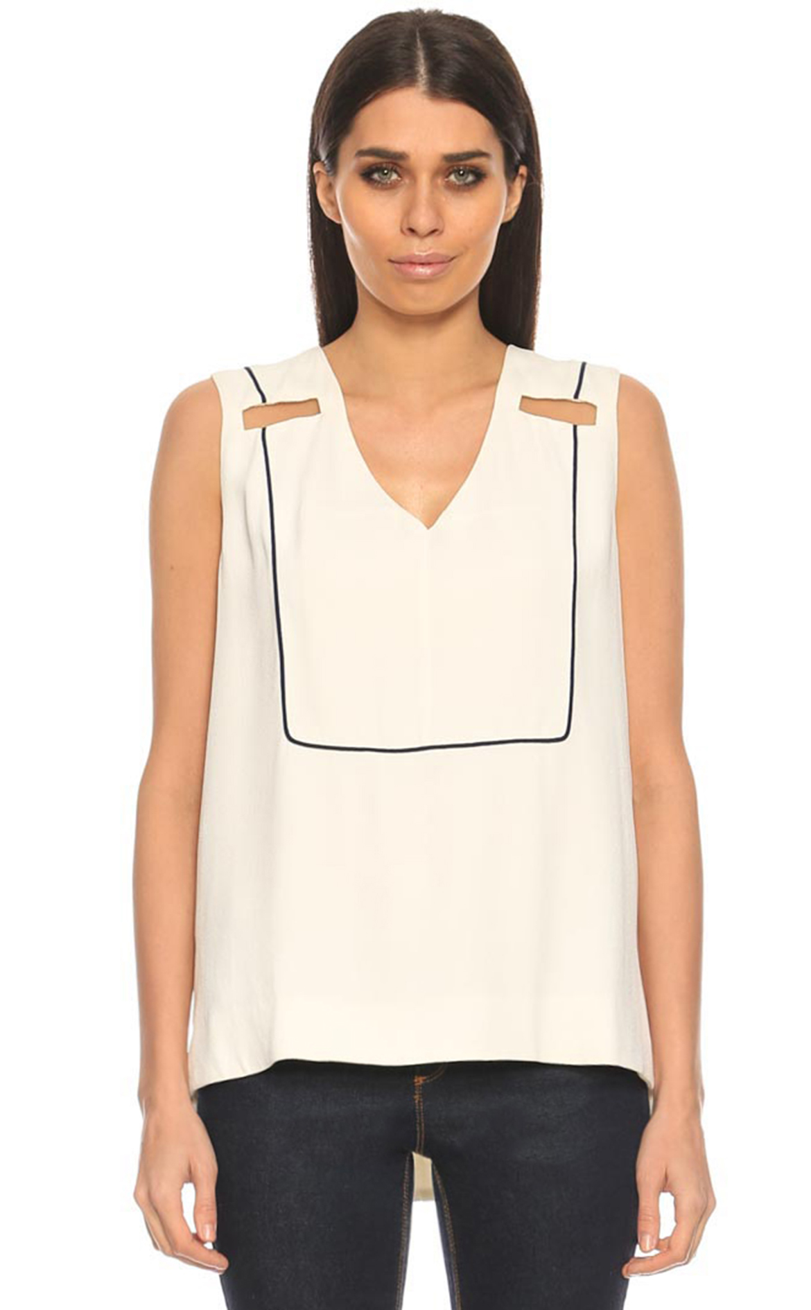 Prabal Gurung-Prabal Gurung Kolsuz Bluz