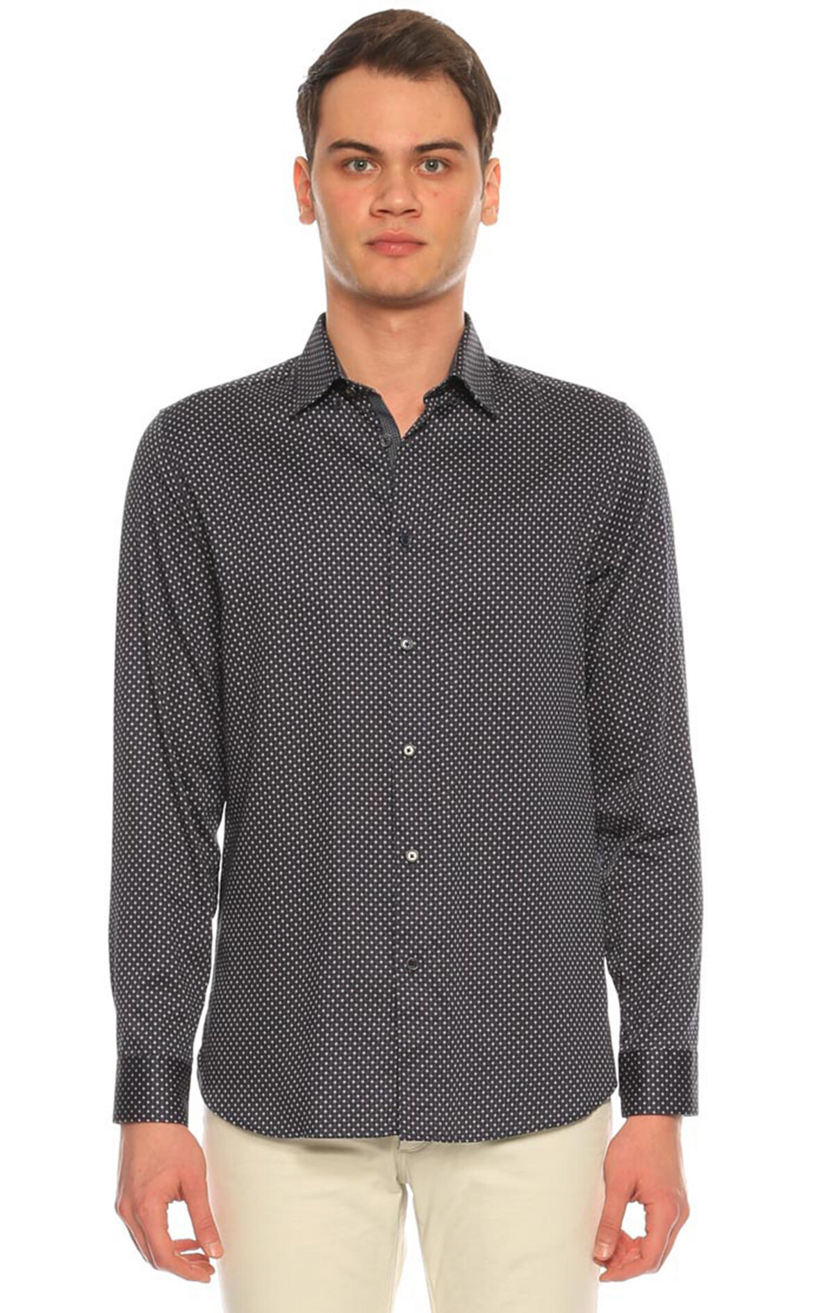 Ted Baker-Ted Baker Lacivert Gömlek