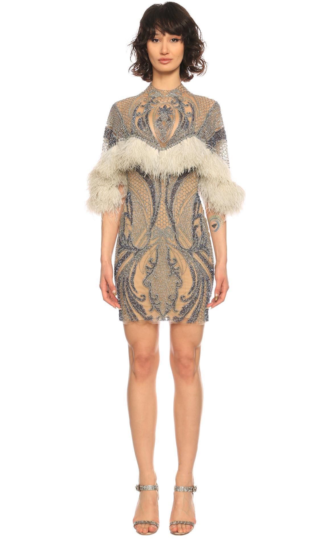 Patbo-Patbo Mavi Gece Elbisesi