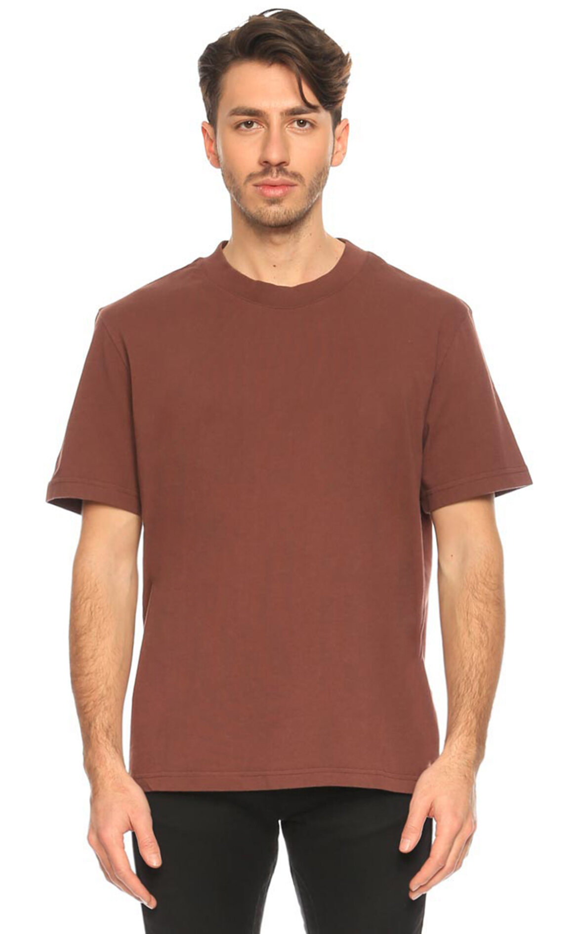 Bassigue-Bassigue Kahverengi T-Shirt Bassigue-Bassigue Kahverengi T-Shirt