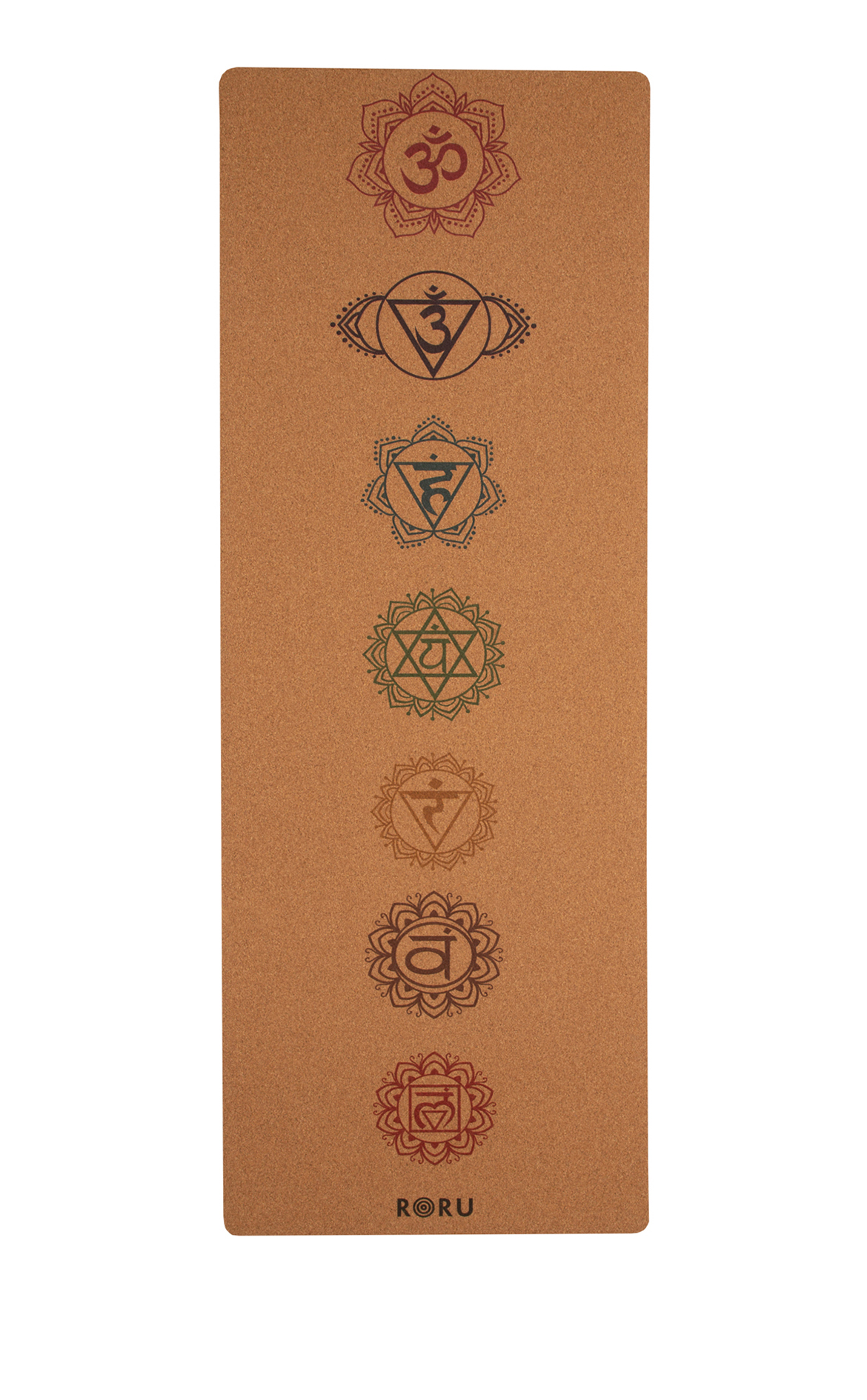 Roru Concept-RORU Concept Cork Series Mantar Yoga Matı 3mm - Chakra Roru Concept-RORU Concept Cork Series Mantar Yoga Matı 3mm - Chakra