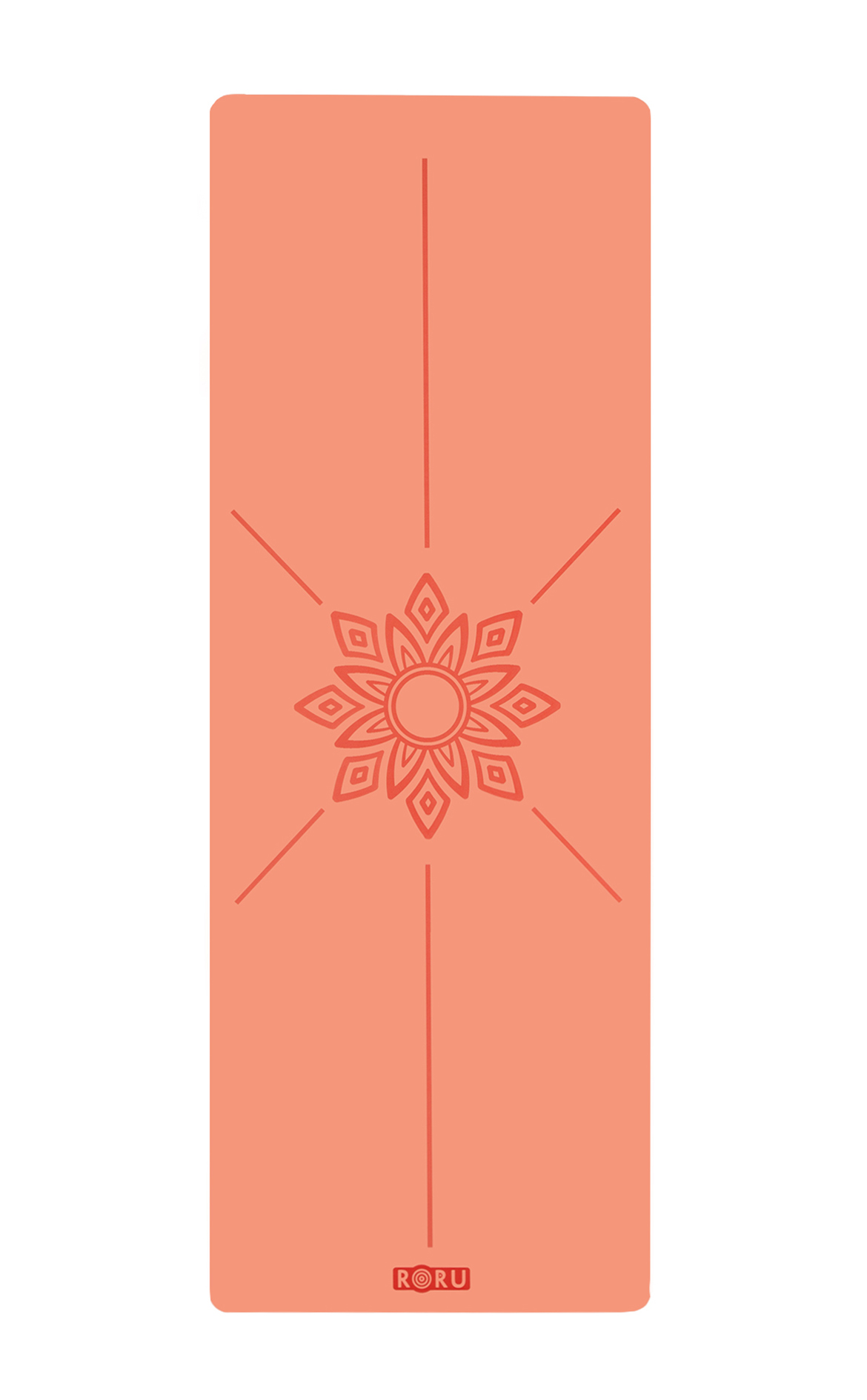 Roru Concept-RORU Classic Sun Series Profesyonel Yoga Matı 5 mm - Mercan Roru Concept-RORU Classic Sun Series Profesyonel Yoga Matı 5 mm - Mercan