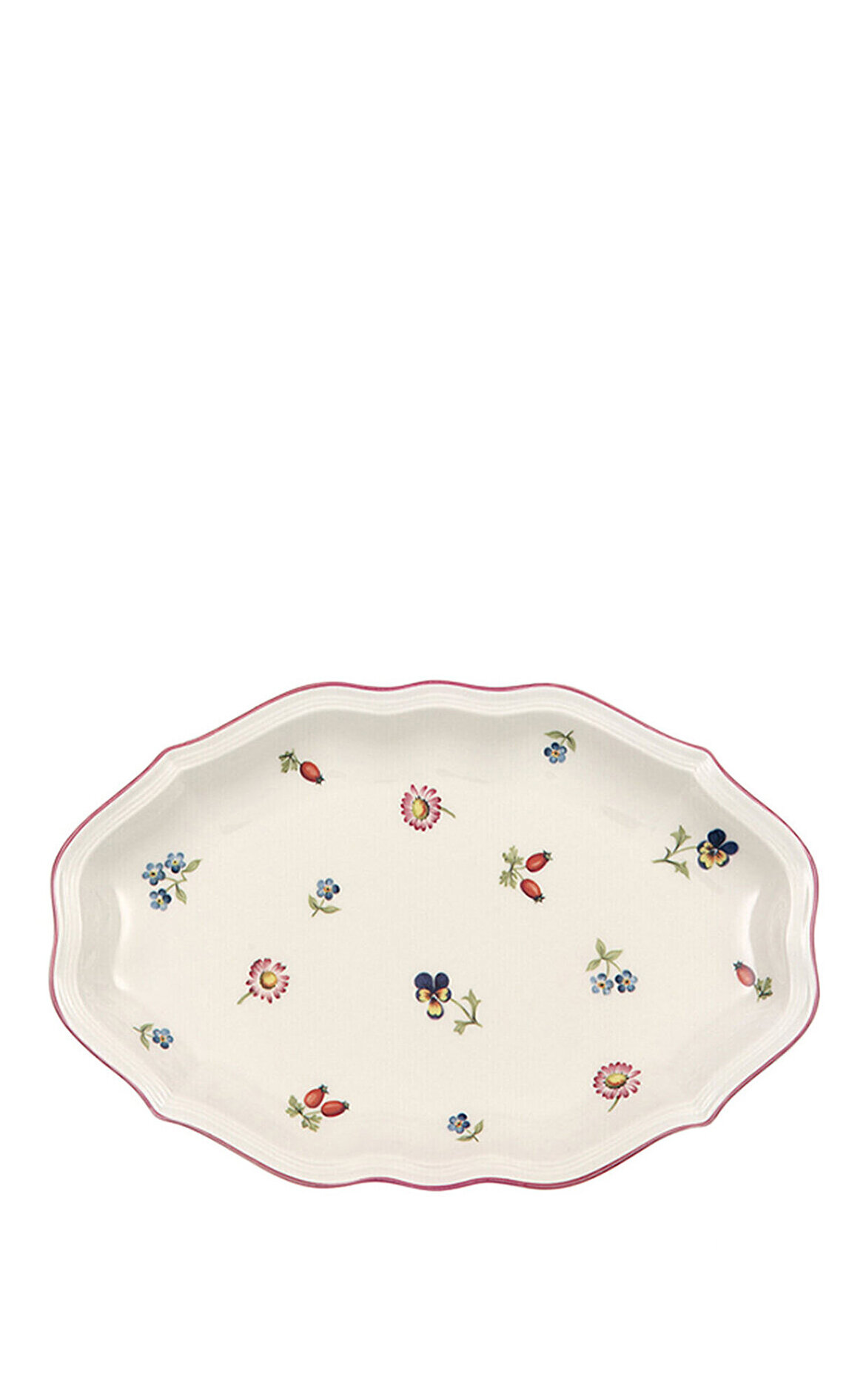 Villeroy & Boch-Villeroy & Boch Petite Fleur Oval Servis 24 cm Villeroy & Boch-Villeroy & Boch Petite Fleur Oval Servis 24 cm
