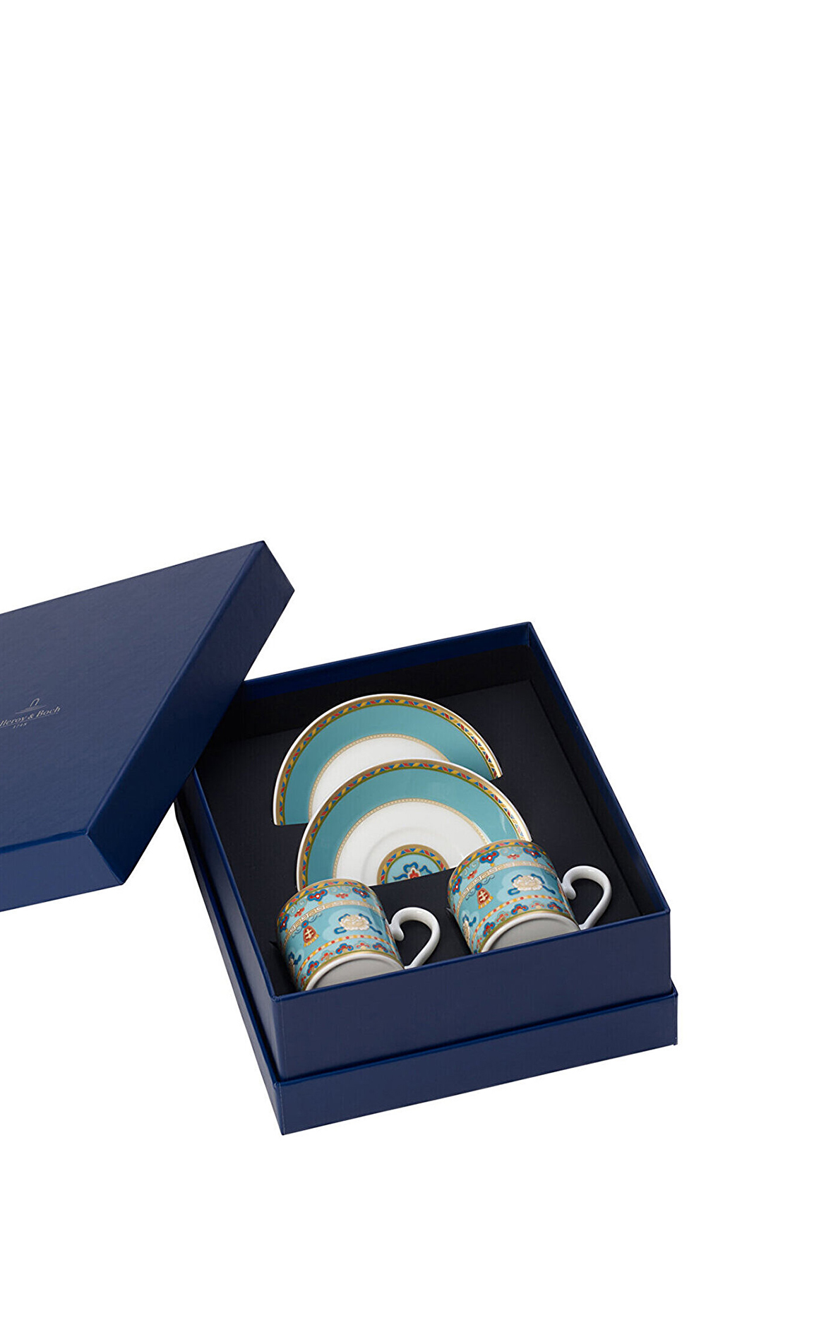 Villeroy & Boch- Samarkand Aqua Türk Kahvesi Fincan ve Tabağı Villeroy & Boch- Samarkand Aqua Türk Kahvesi Fincan ve Tabağı