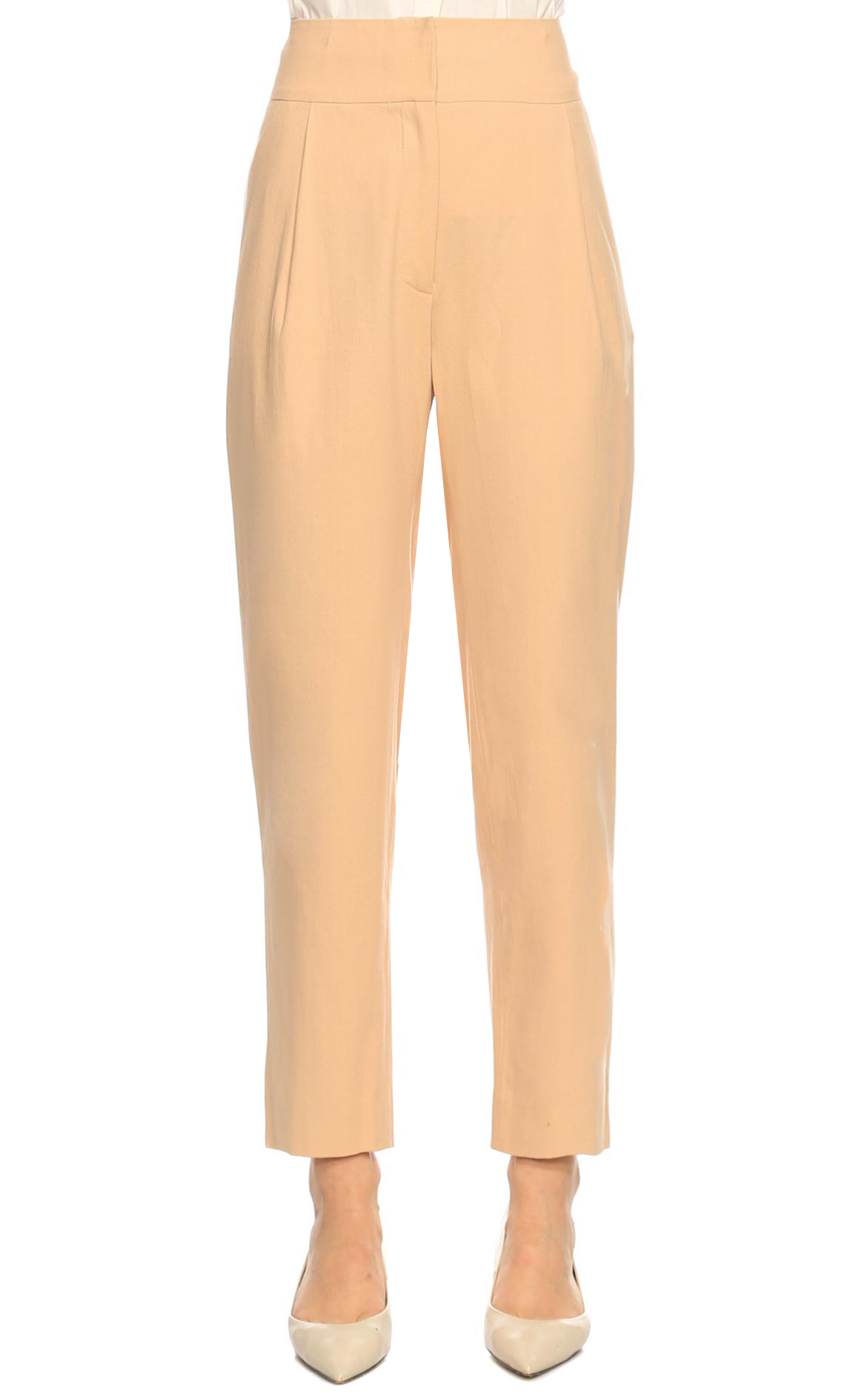 Devi Kroell-Devi Kroell Pudra Rengi Pantolon Devi Kroell-Devi Kroell Pudra Rengi Pantolon