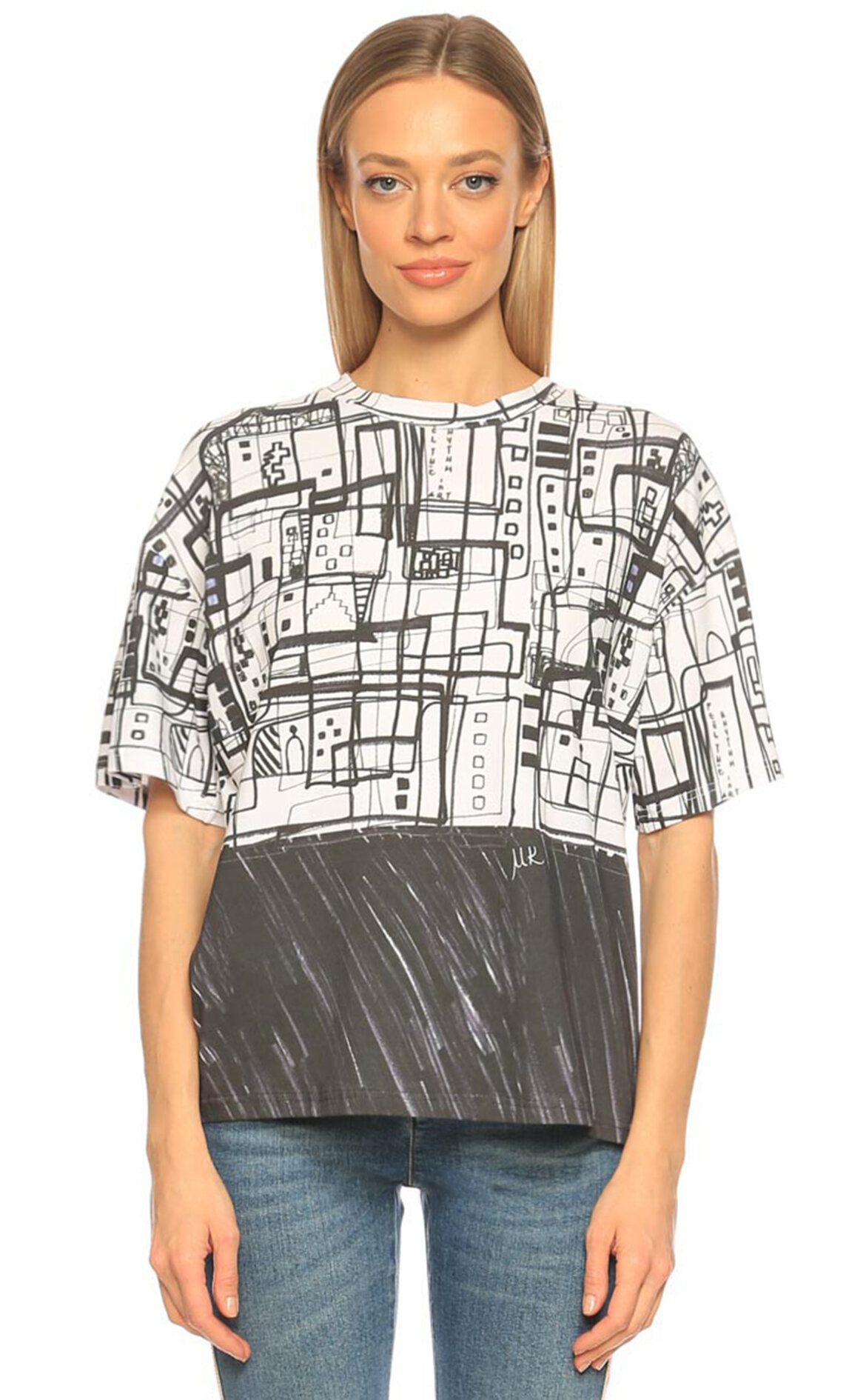 Be Mine-Be Mine Çok Renkli T-Shirt