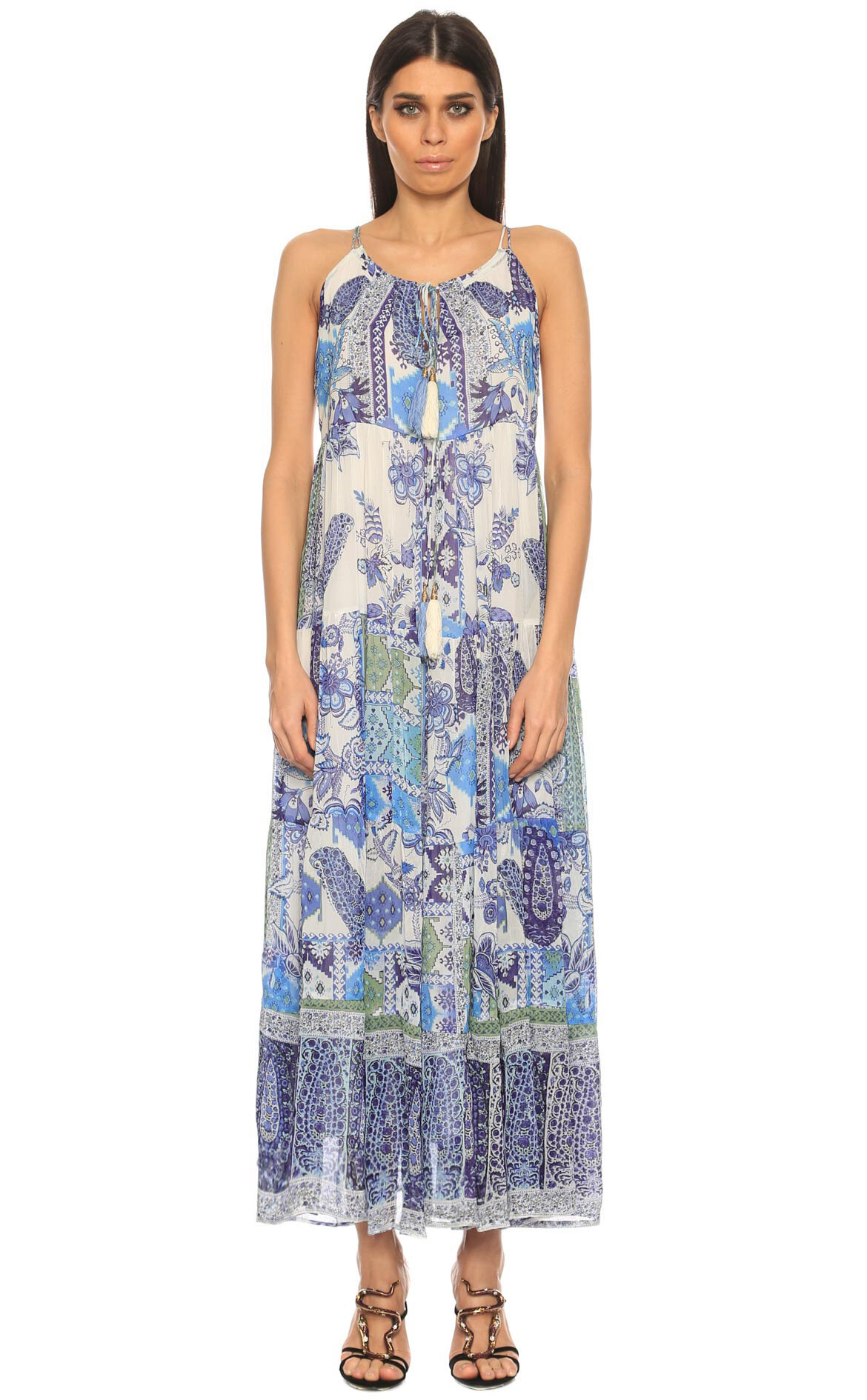 Derhy Rene-Derhy Rene Saks Mavisi Elbise