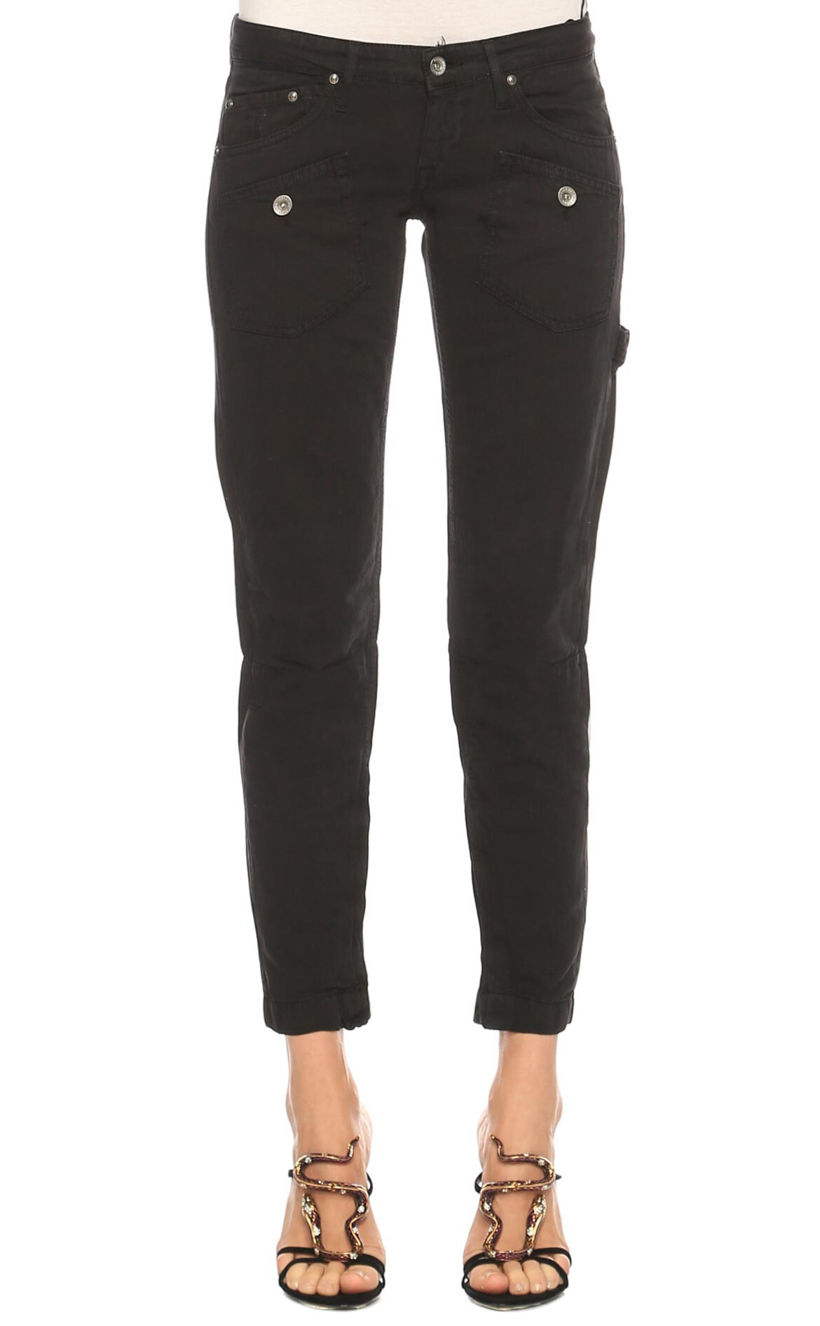 Fornarina Jeans-Fornarina Siyah Pantolon Fornarina Jeans-Fornarina Siyah Pantolon