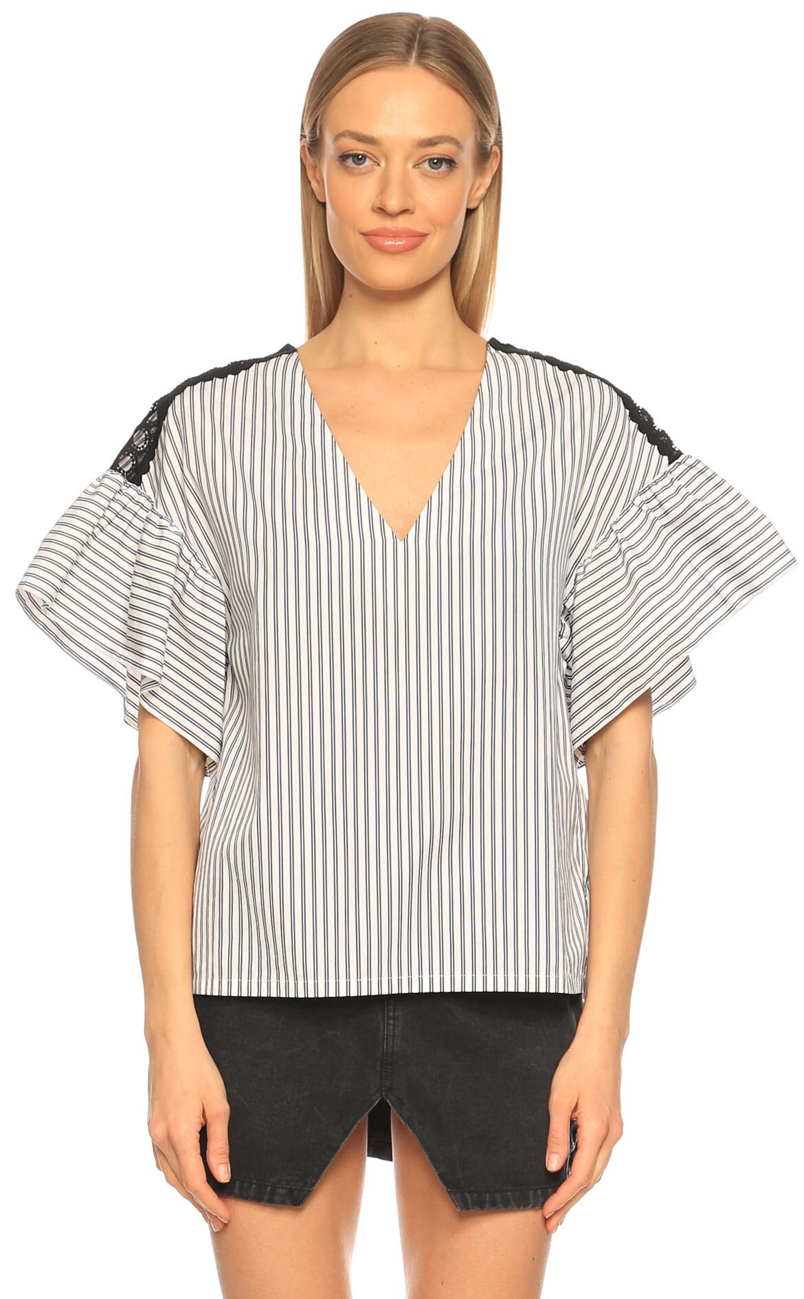 Sandro-Sandro Beyaz Bluz