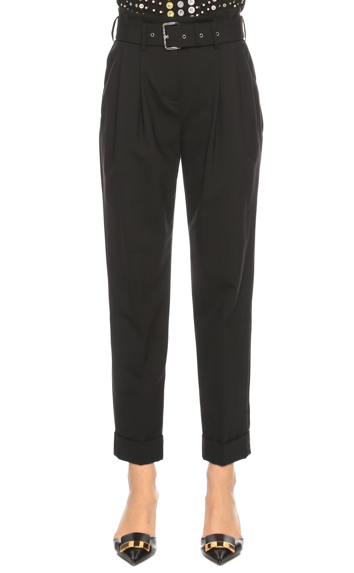 MICHAEL Michael Kors-Michael Michael Kors Siyah Pantolon