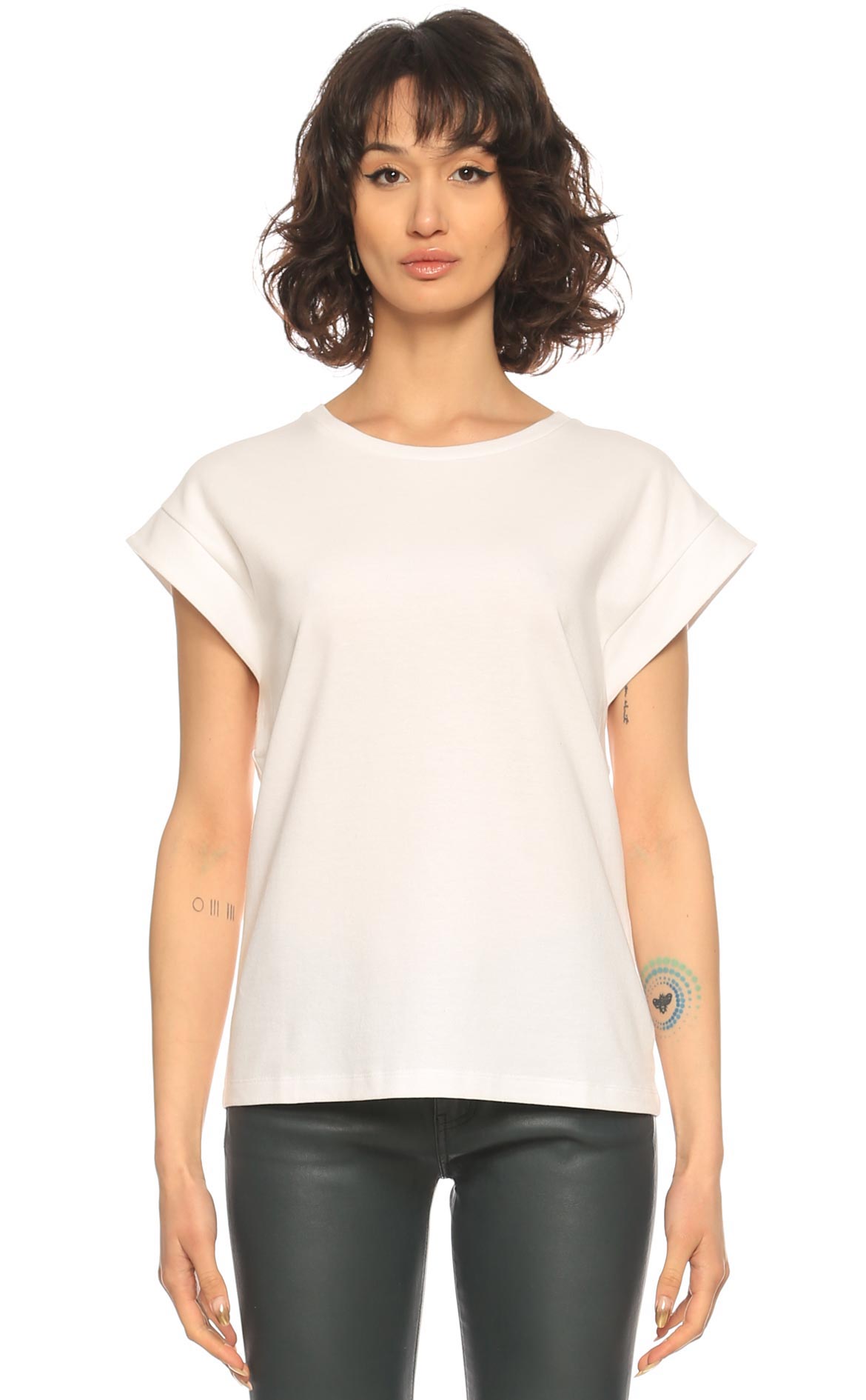 Mier-Mier Beyaz T-Shirt Mier-Mier Beyaz T-Shirt