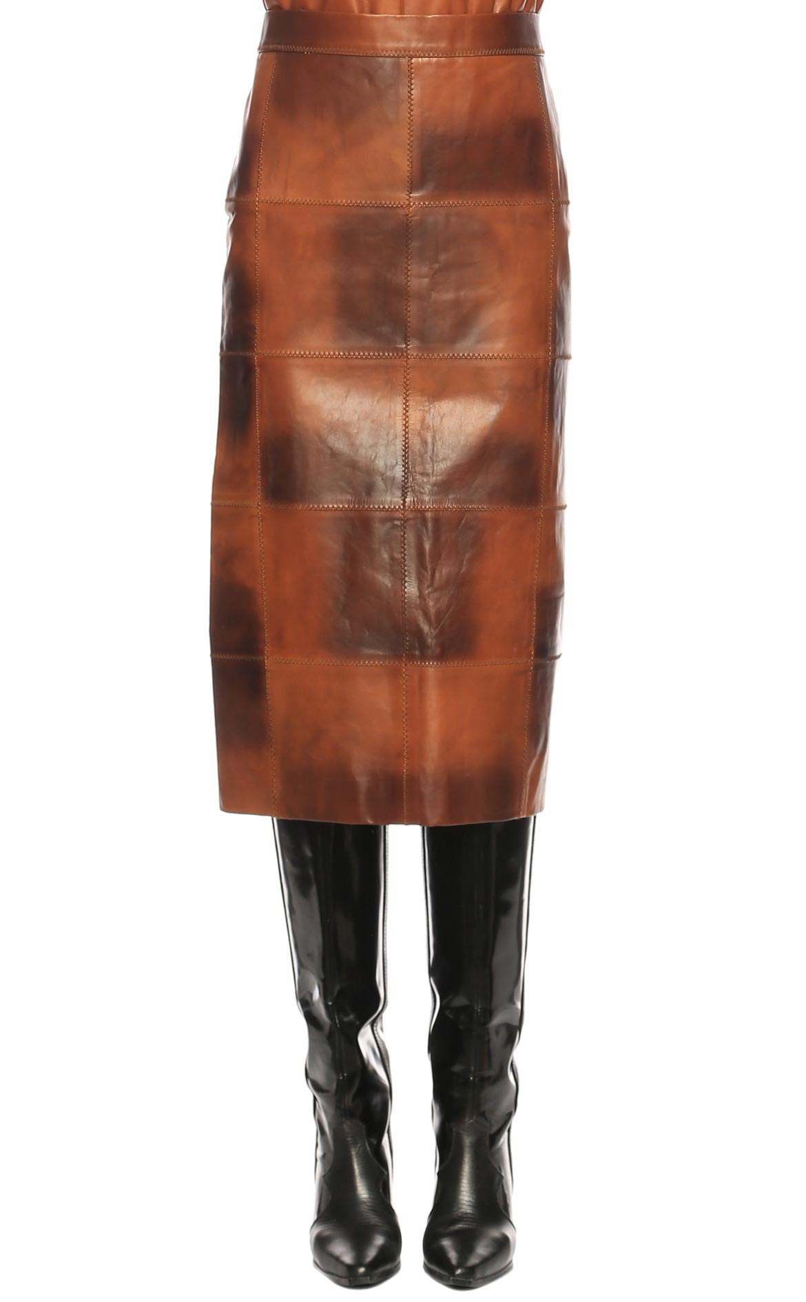 Tom Ford-Tom Ford Kahverengi Deri Etek Tom Ford-Tom Ford Kahverengi Deri Etek