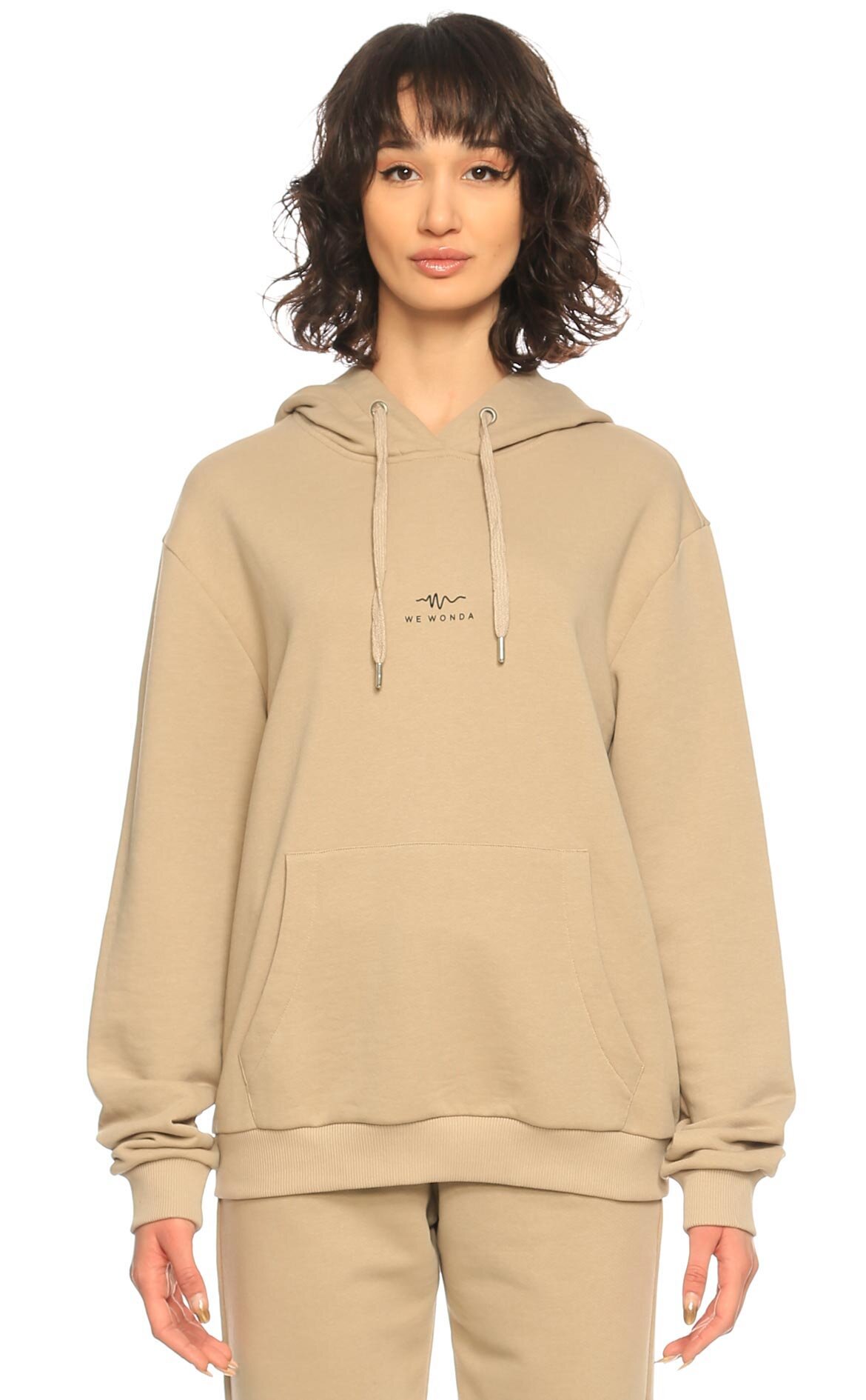 We Wonda-We Wonda Bej Sweatshirt