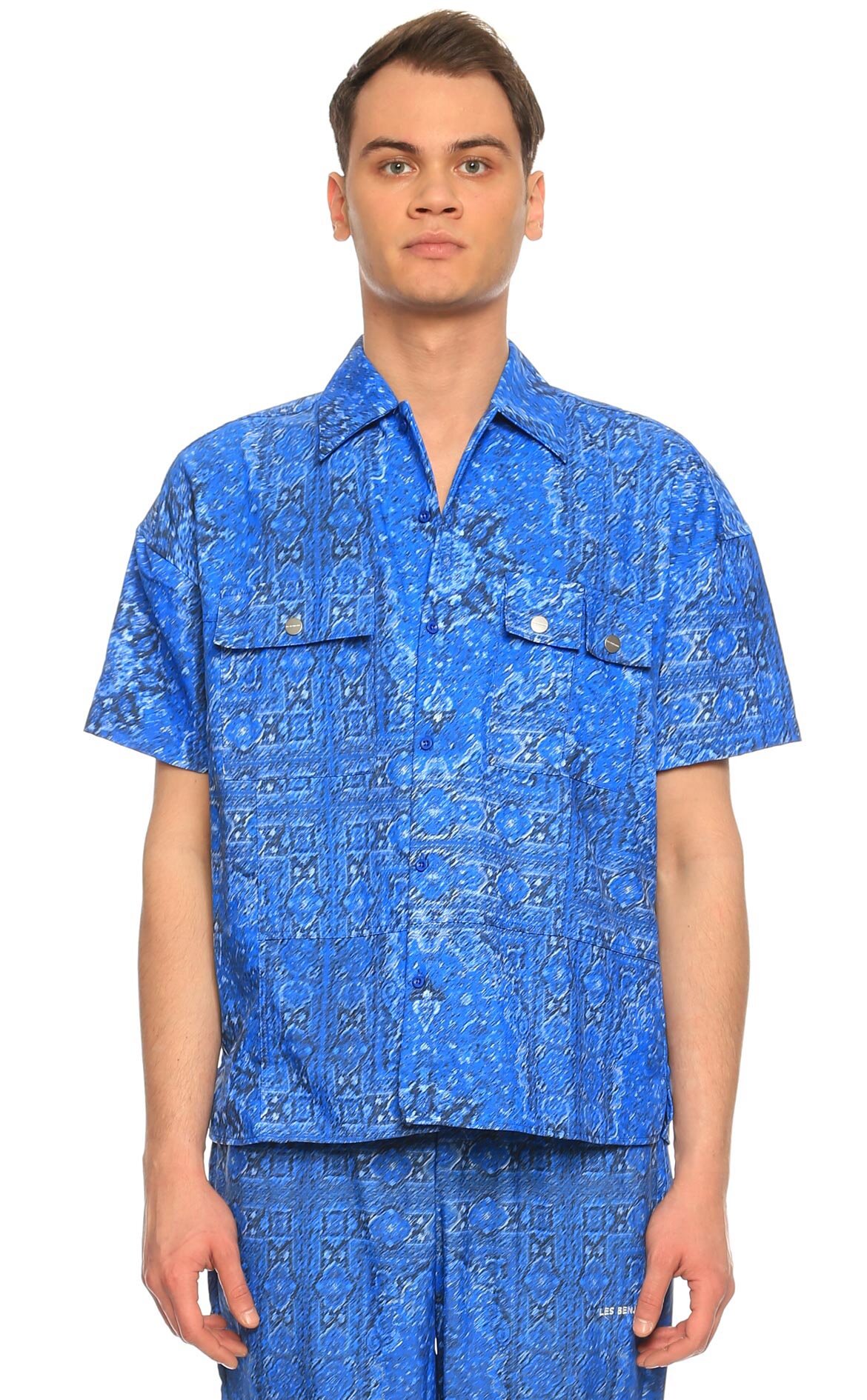 Les Benjamins-Les Benjamins Saks Mavisi Gömlek