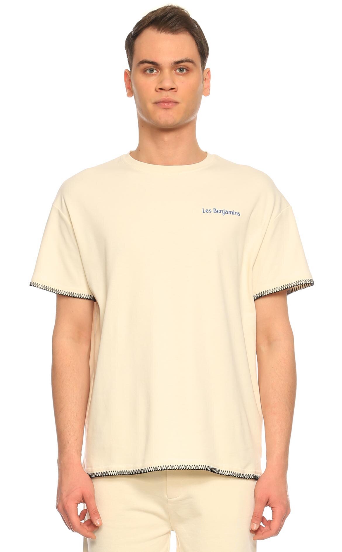 Les Benjamins-Les Benjamins Bej T-Shirt