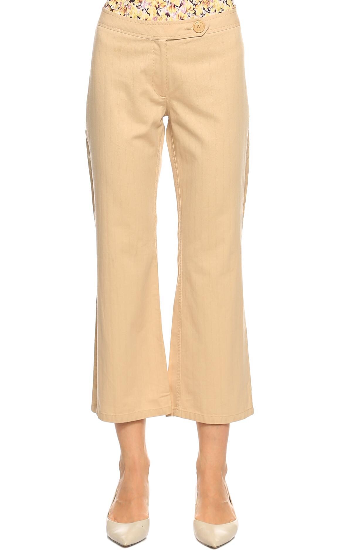 Pap-Etam Ekru Pantolon Pap-Etam Ekru Pantolon