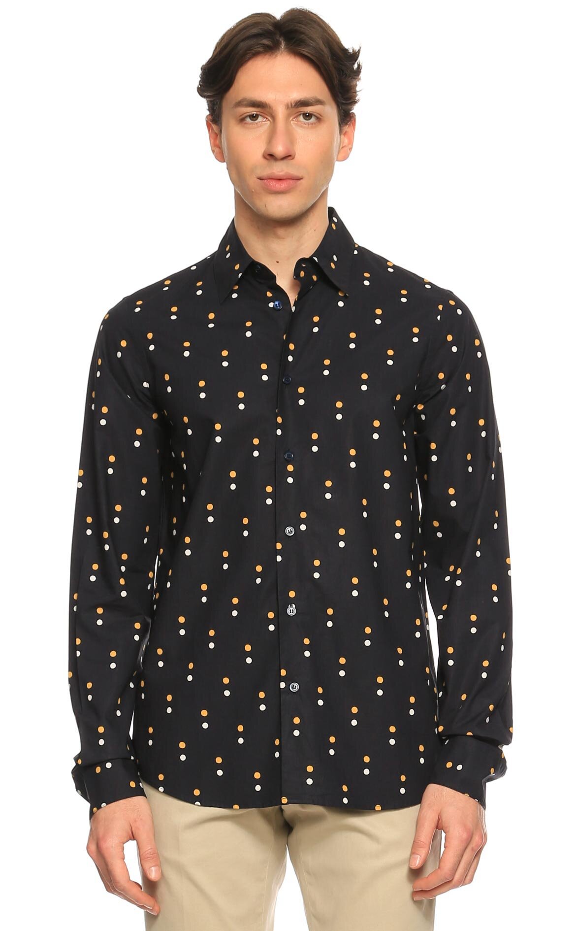 Marni-Marni Lacivert Gömlek Marni-Marni Lacivert Gömlek